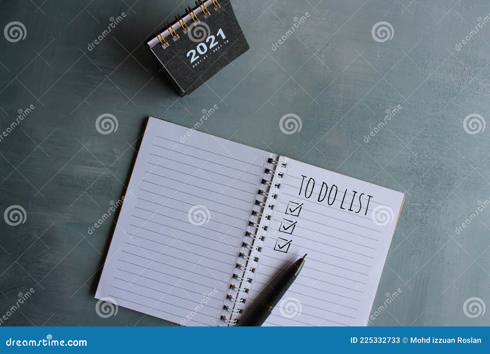 To Do List Concept with Notebook. Stock Image - Image of concept ...