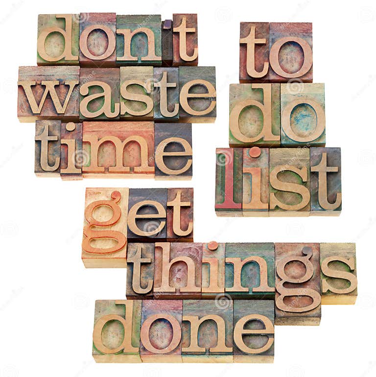 To Do List - Get Things Done Stock Image - Image of productivity, white ...