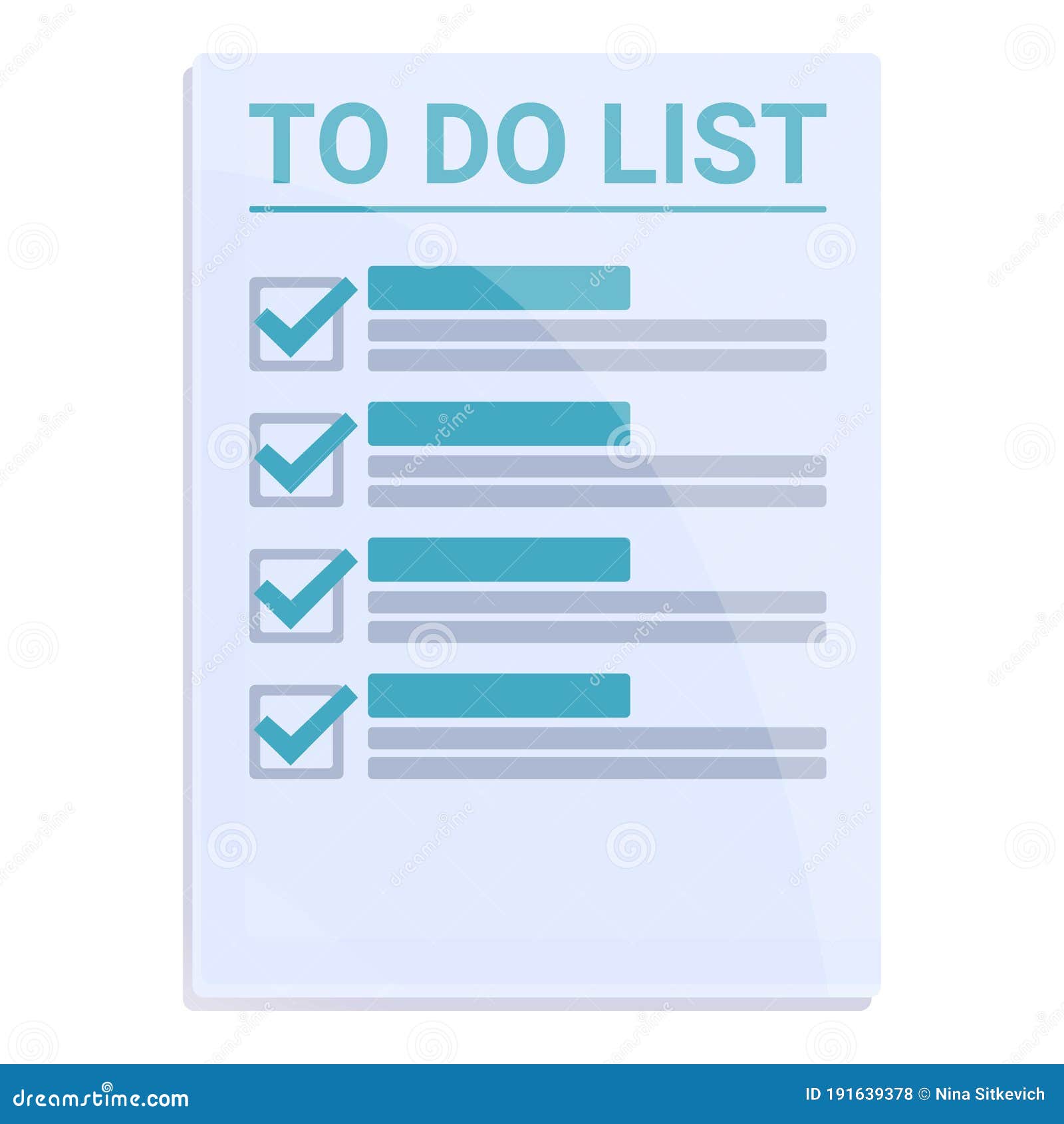 Daily To Do List Icon, Cartoon Style Stock Vector - Illustration of ...