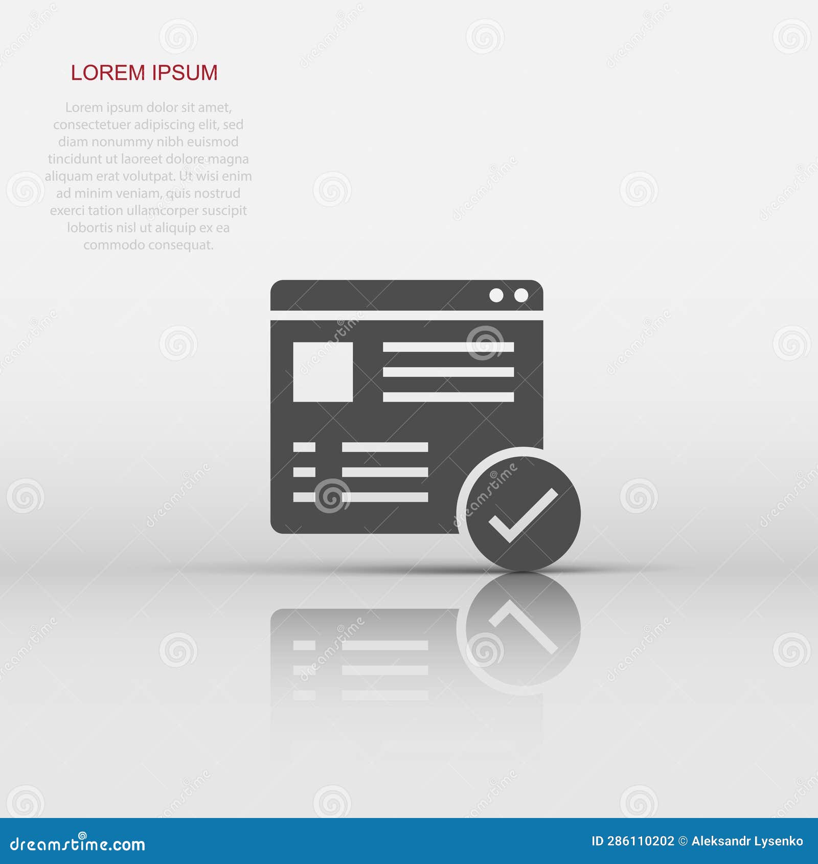 To Do List Icon in Flat Style. Document Checklist Vector Illustration ...