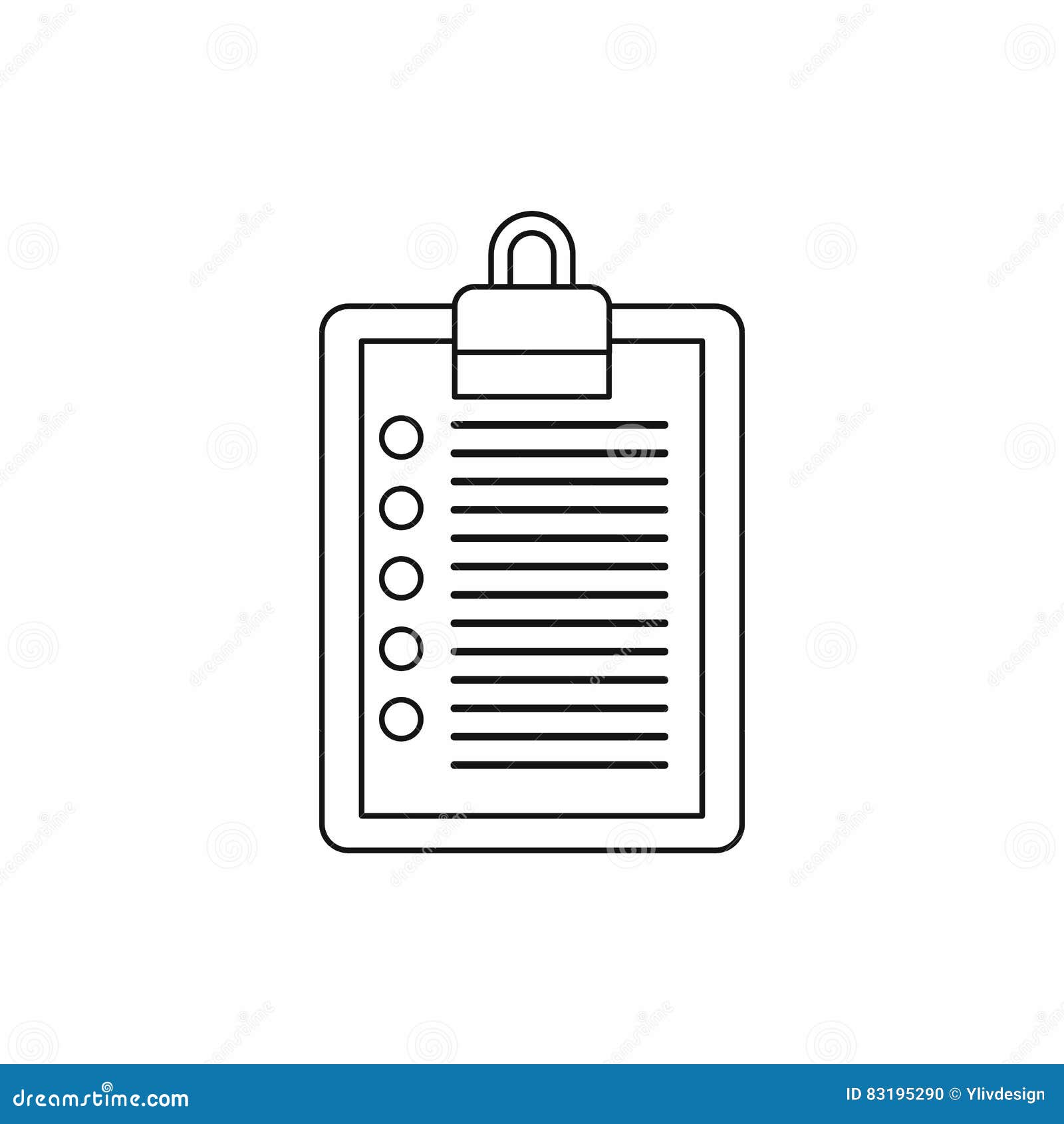 To Do List Icon, Outline Style Stock Vector - Illustration of business ...