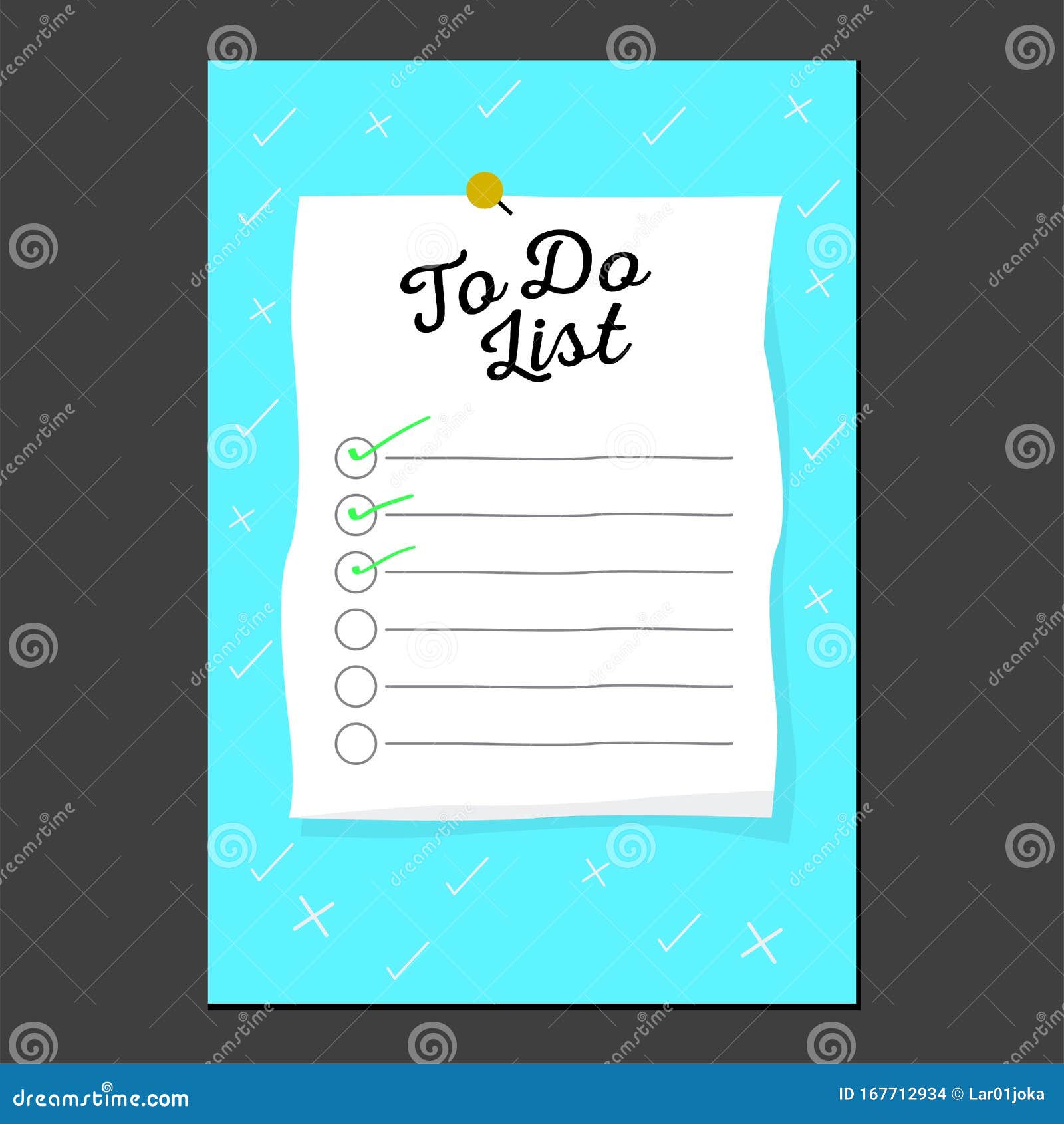 To do list illustration stock vector. Illustration of plan - 167712934