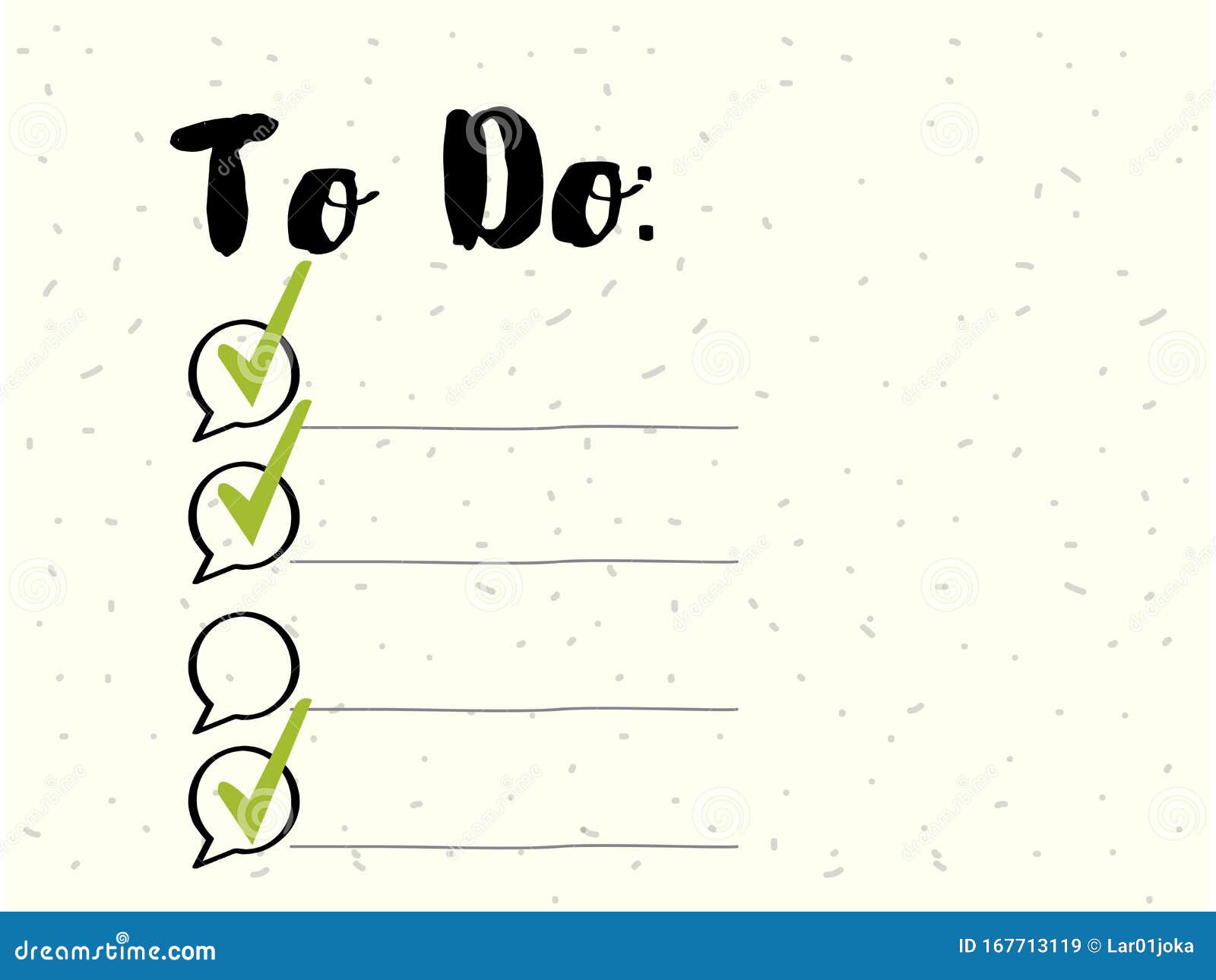 To do list illustration stock vector. Illustration of paper - 167713119