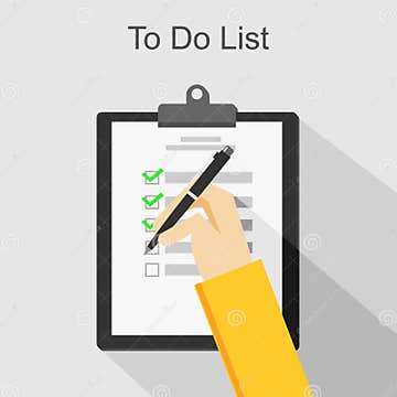 To do list illustration. stock vector. Illustration of concept - 57469012