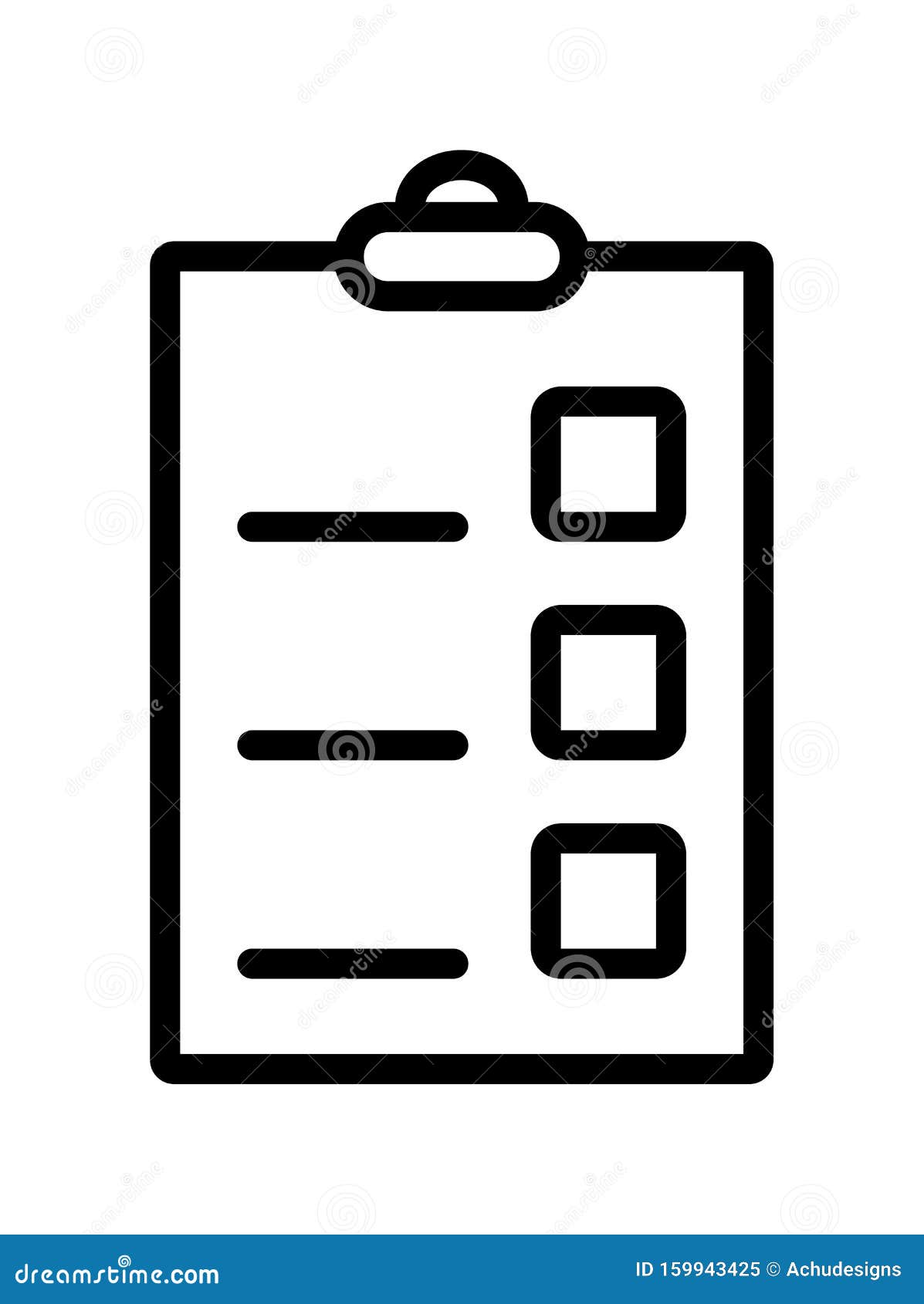 To do list line icon stock vector. Illustration of logo - 159943425