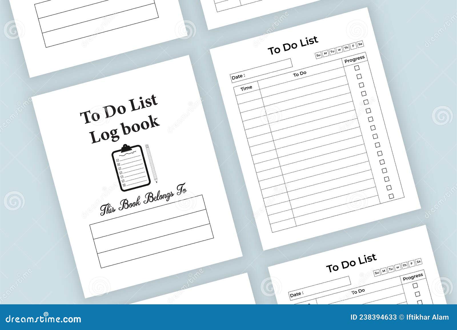 To Do List Logbook and Task Tracker. Task Planner Notebook. Tasklist ...