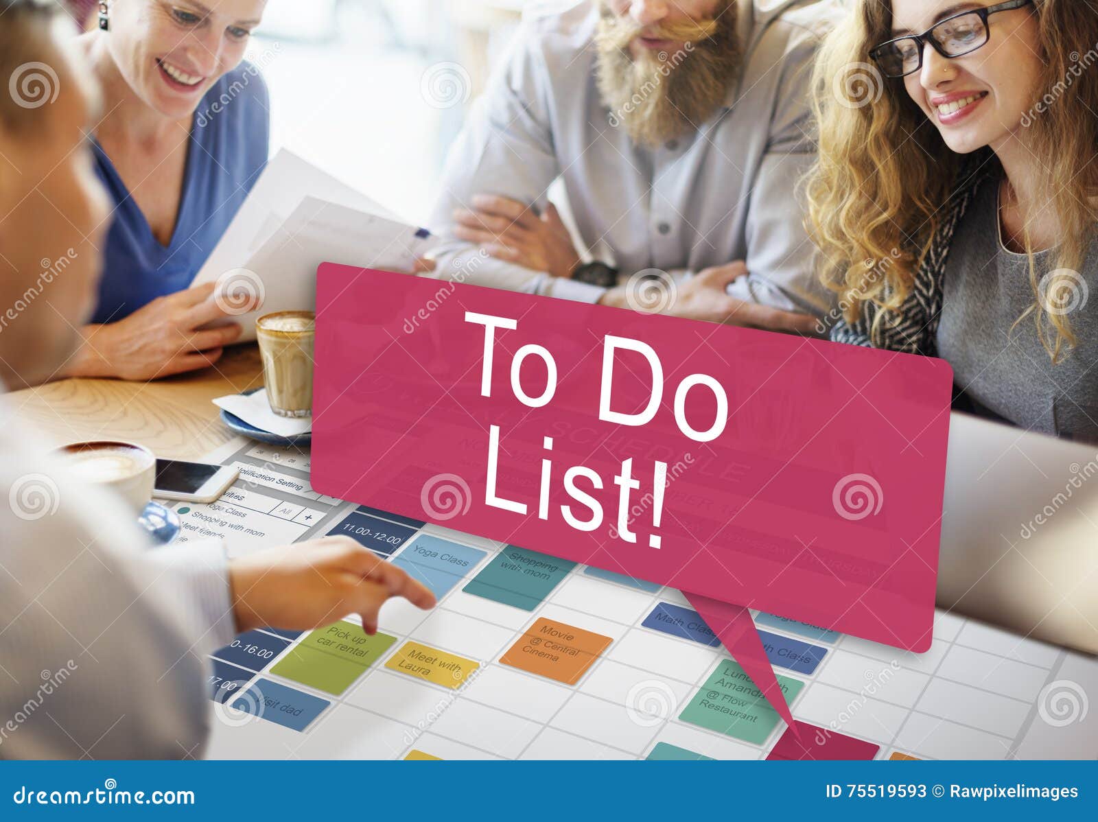 To Do List Memo Task Reminder Ideas Note Concept Stock Image - Image of ...