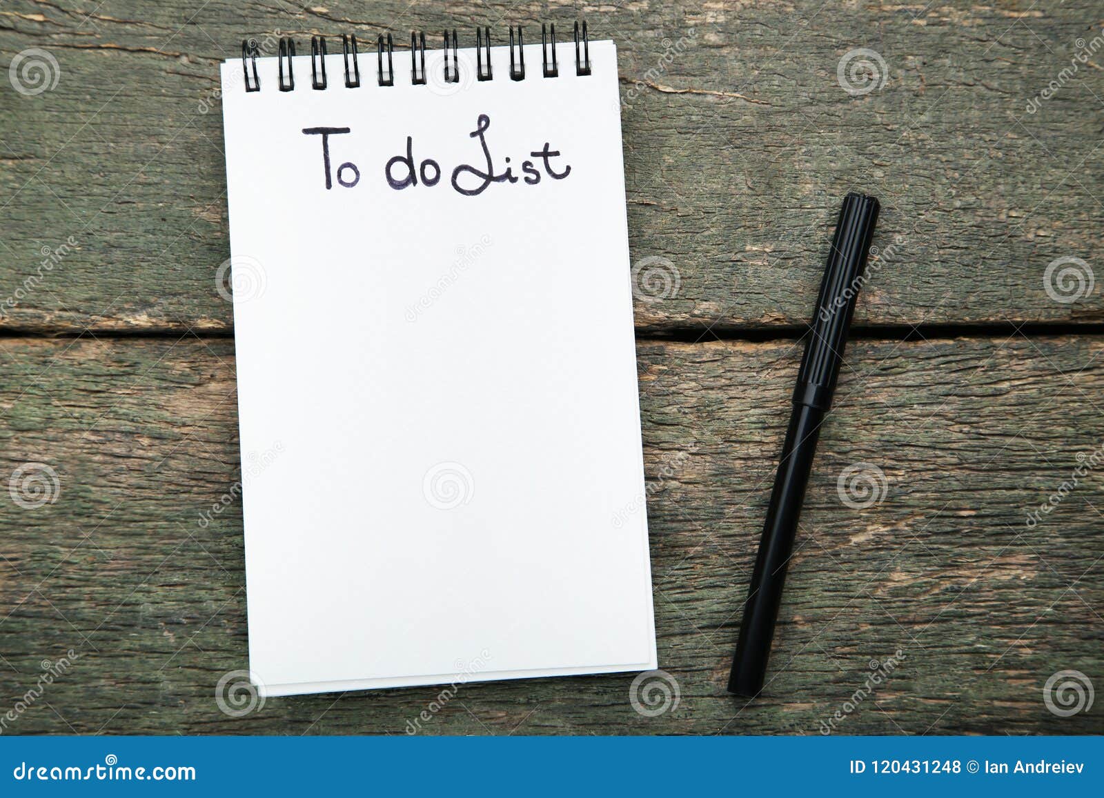 To do list in notepad stock photo. Image of page, organization - 120431248