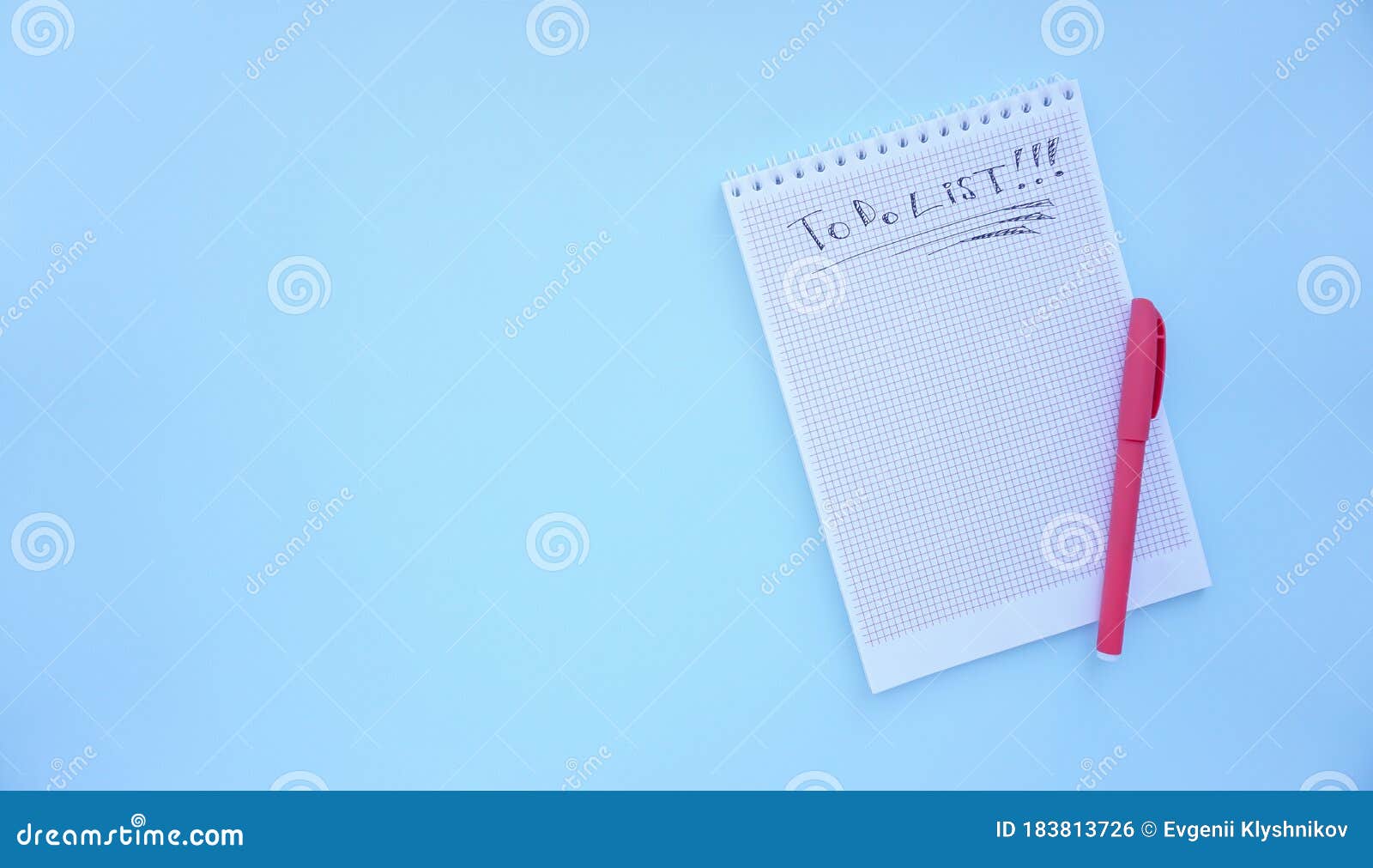 To-do List. Notepad with To-do List. Pen Notepad for Writing Photo ...