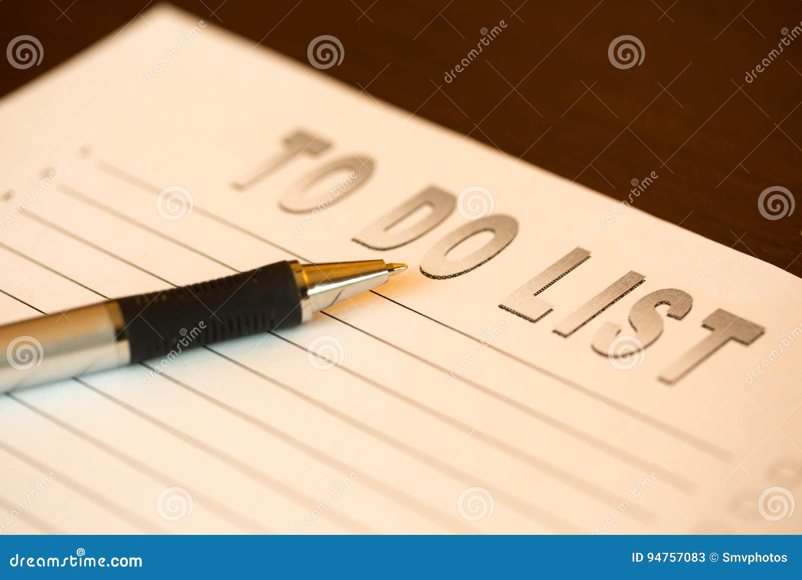 The To Do List stock image. Image of management, organized - 94757083