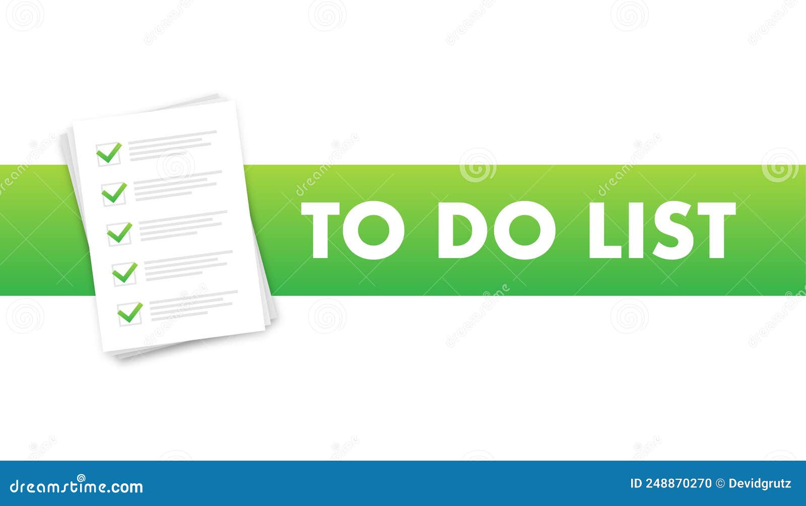 To Do List or Planning Icon Concept. Paper Sheets with Check Marks ...