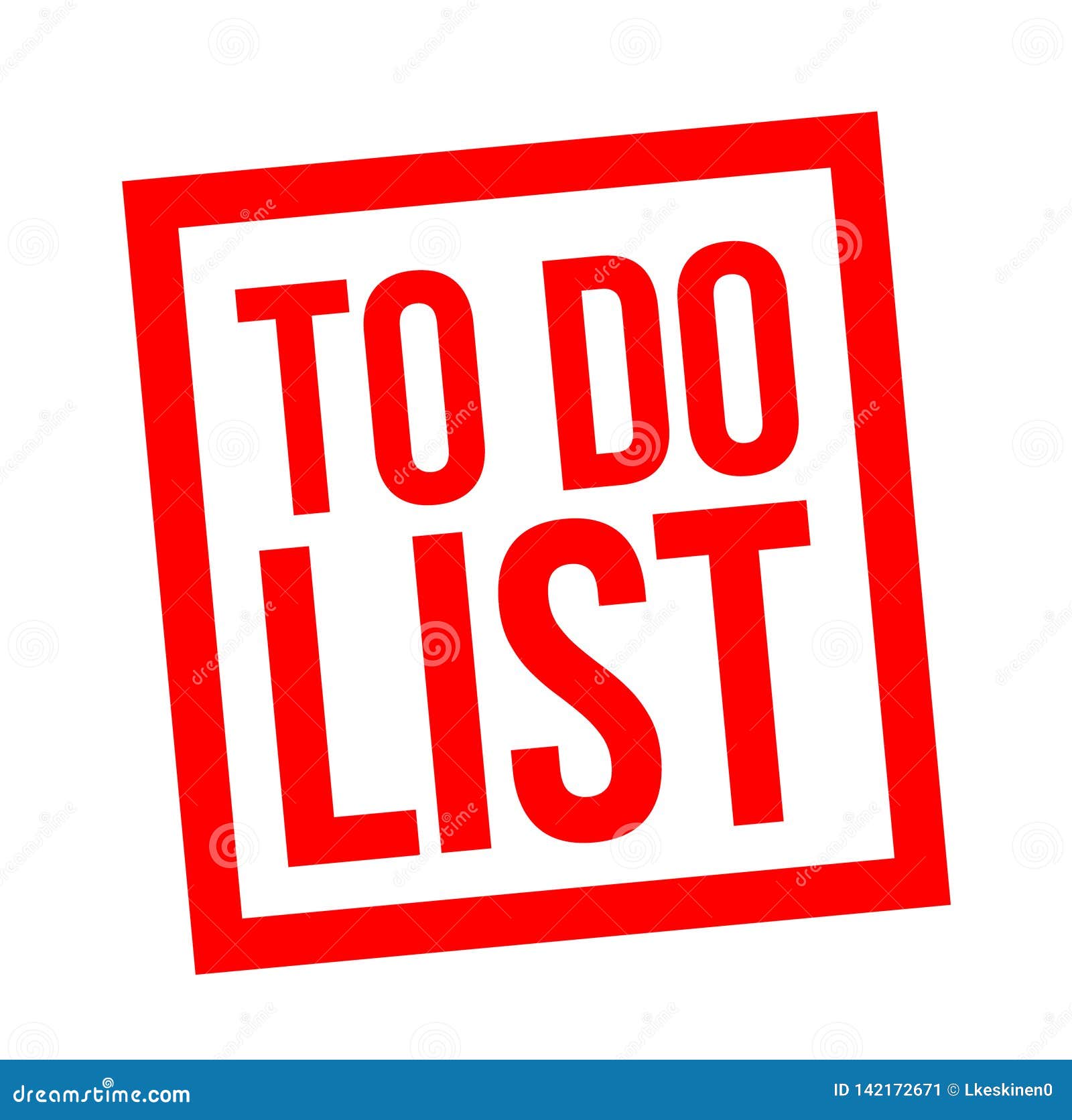 To do list stamp stock vector. Illustration of system - 142172671