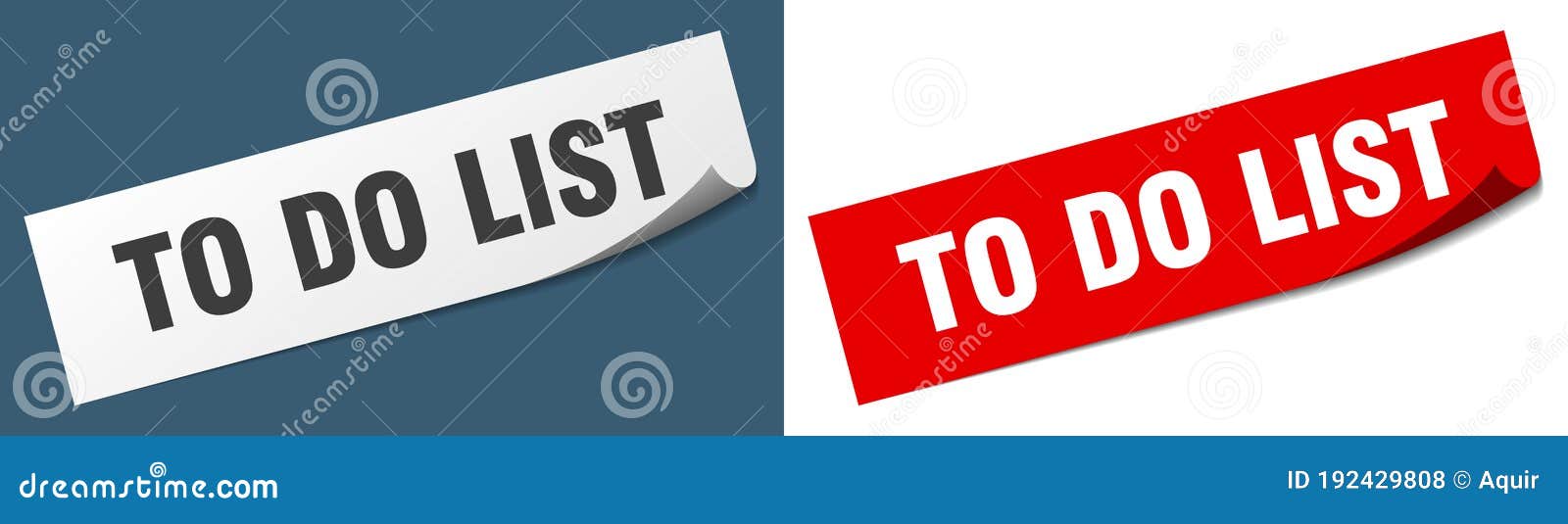 To Do List Sticker. To Do List Sign Set Stock Vector - Illustration of ...