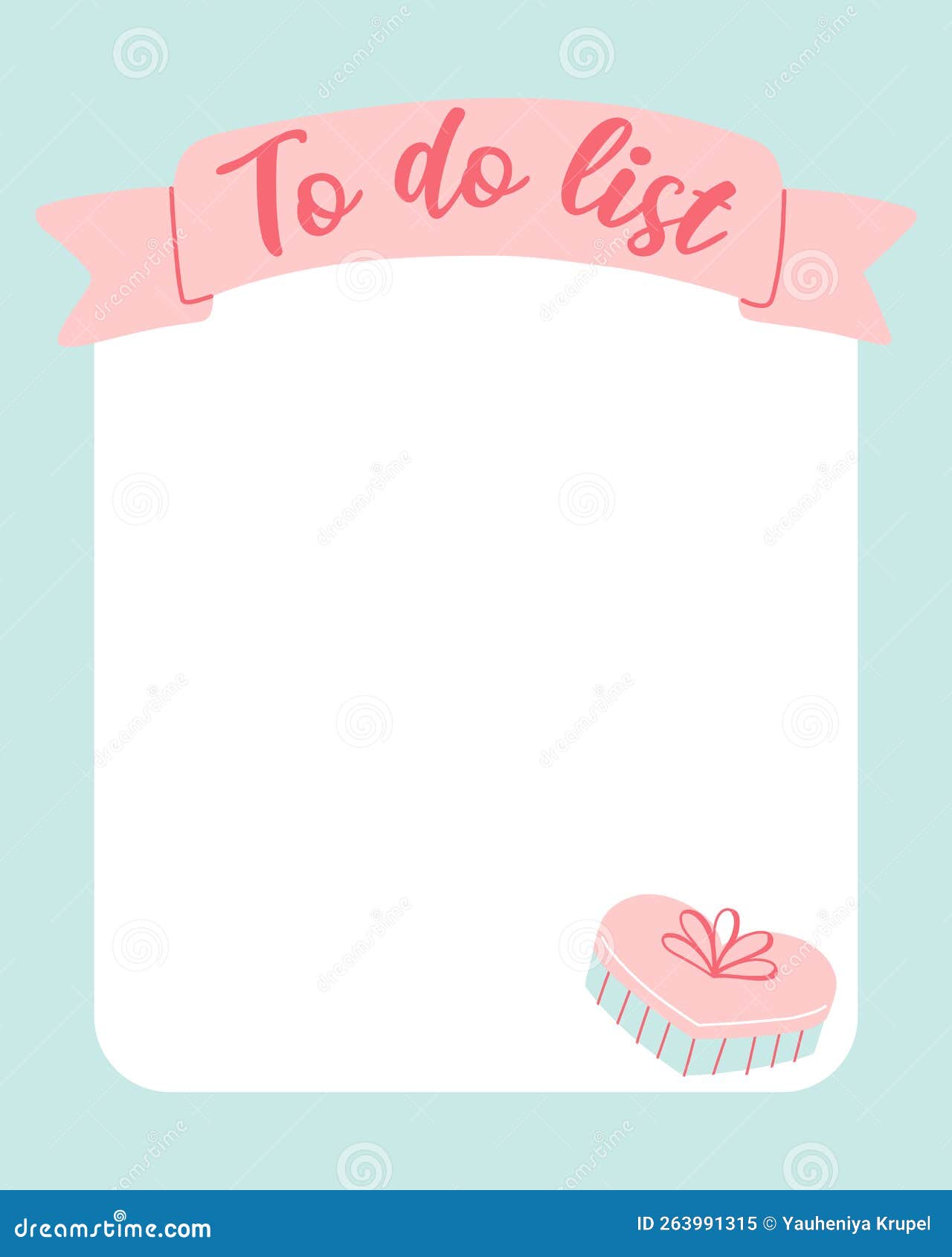 To Do List Template. Check List . Vector Illustration in a Flat Style ...
