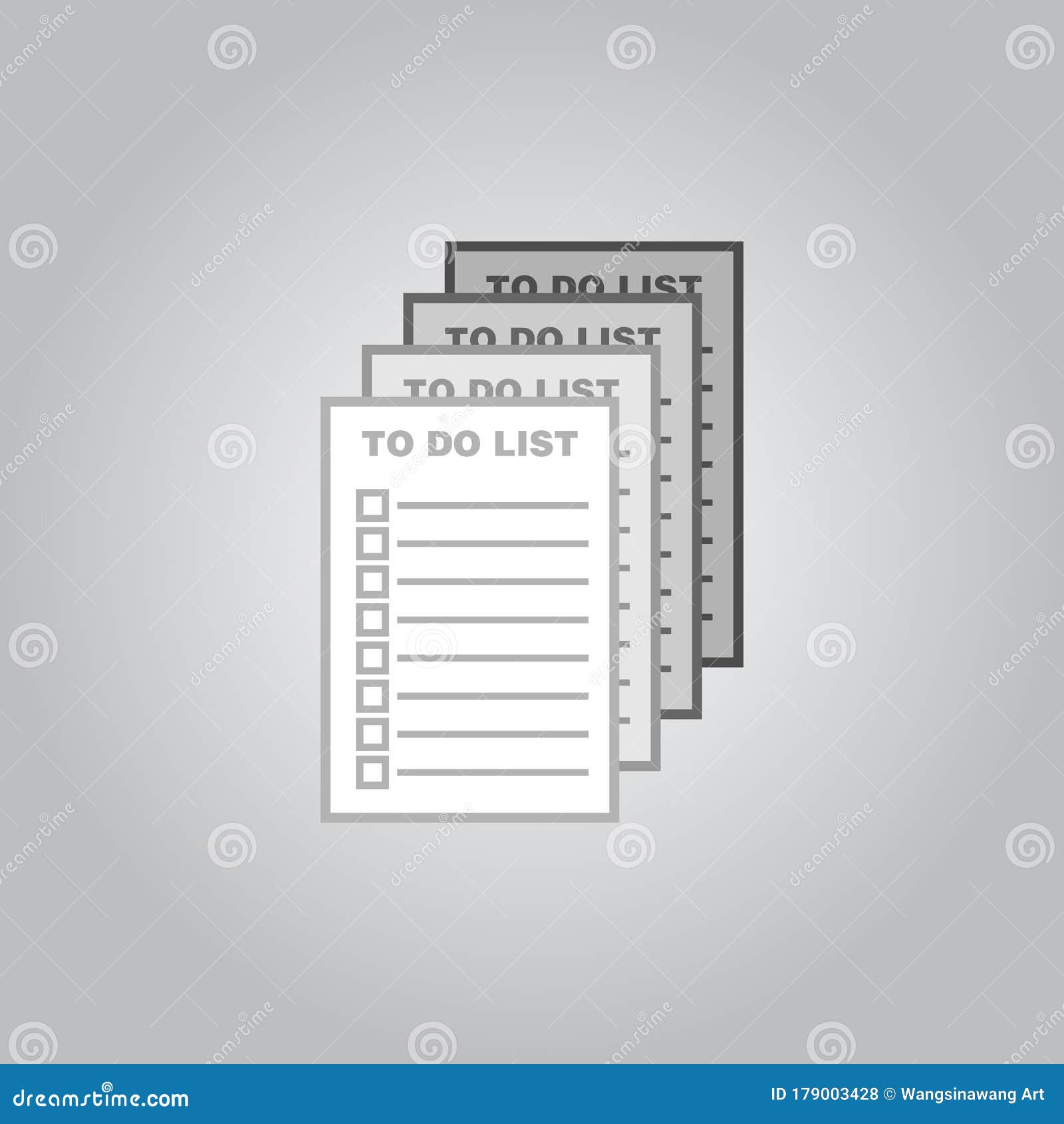 To Do List Template Icon. Logo Vector Illustration Stock Vector ...
