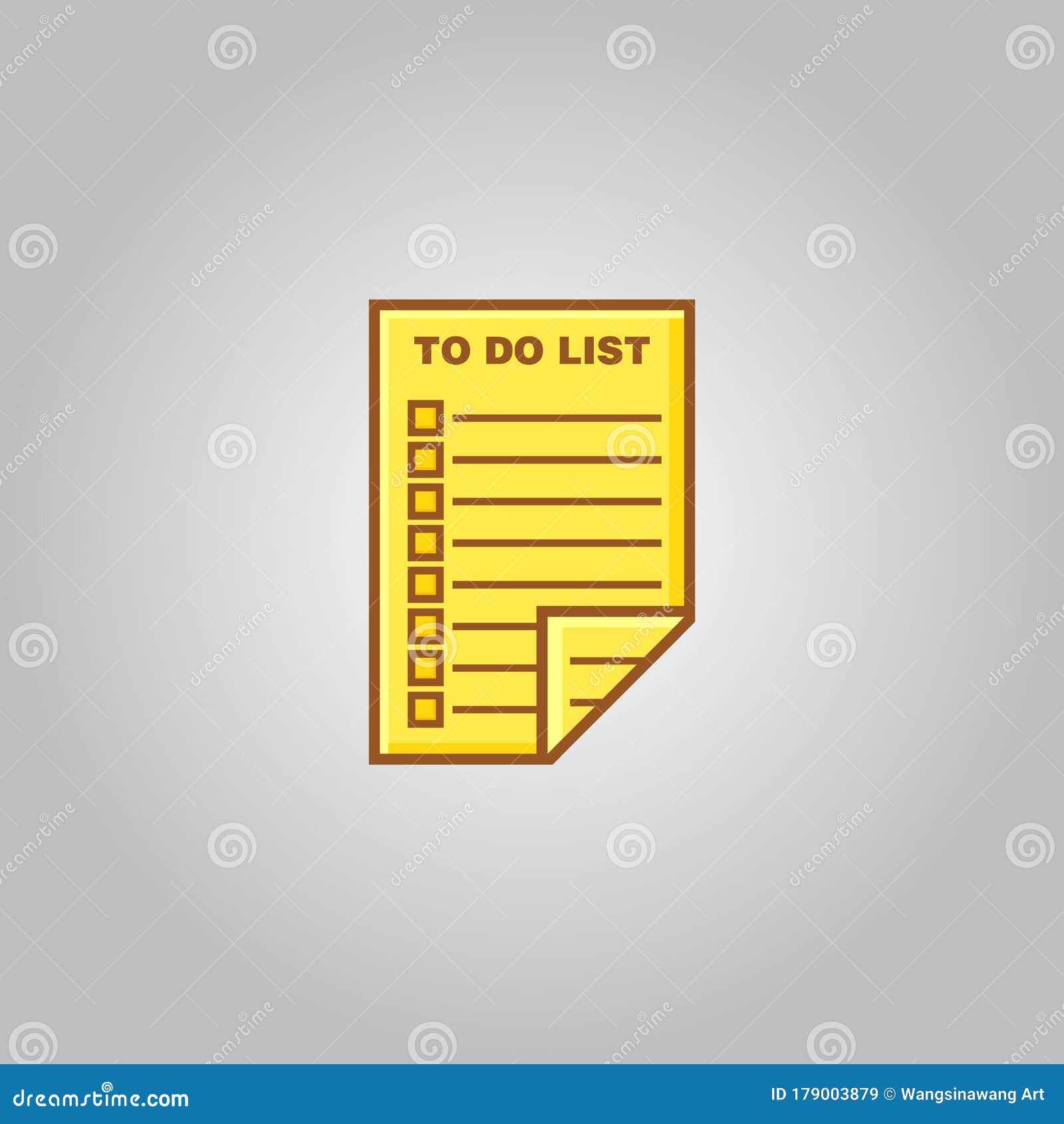 To Do List Template Icon. Logo Vector Illustration Stock Vector ...