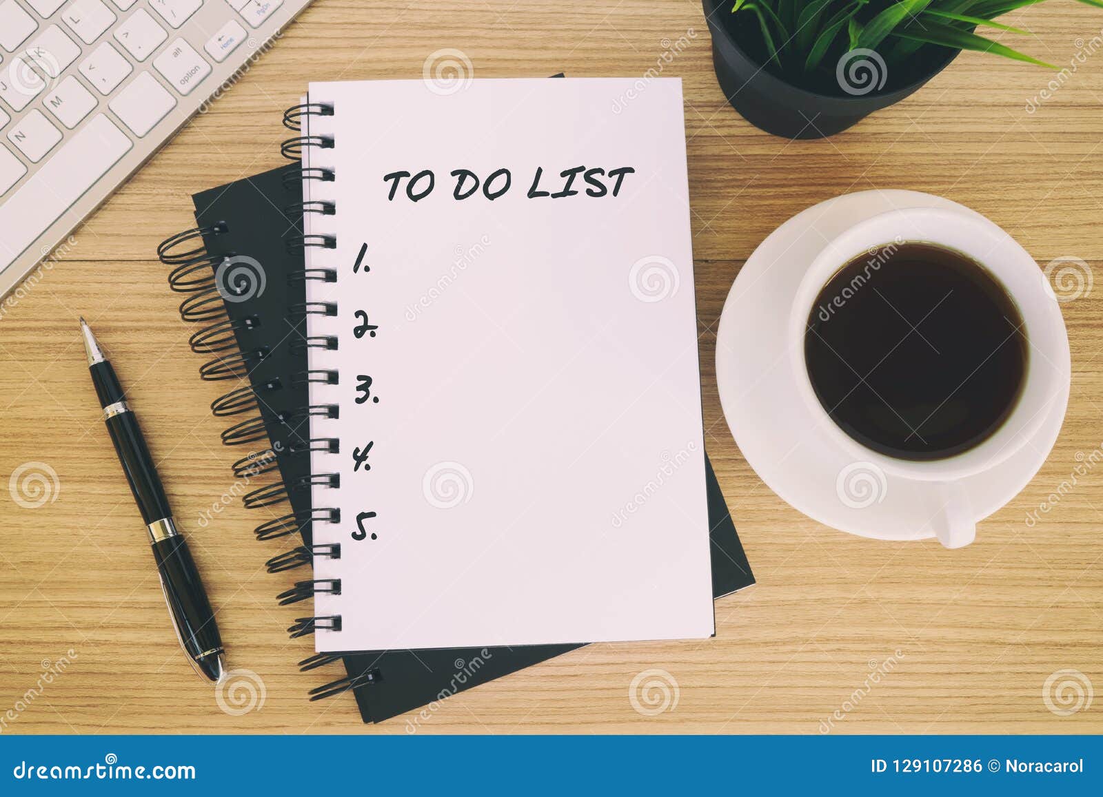 To Do List text on notepad stock photo. Image of desk - 129107286
