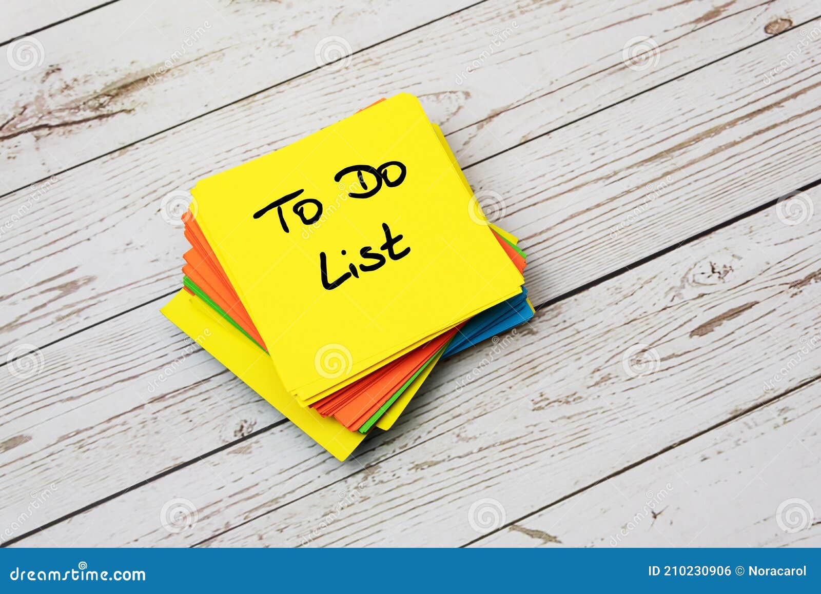 To Do List Text on Paper Note Stock Photo - Image of conceptual, office ...