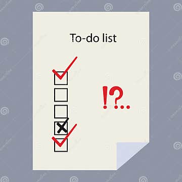 To-do List Theme. Check List. Check Marks and Check Boxes . To Do List ...