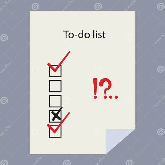 To-do List Theme. Check List. Check Marks and Check Boxes . To Do List ...