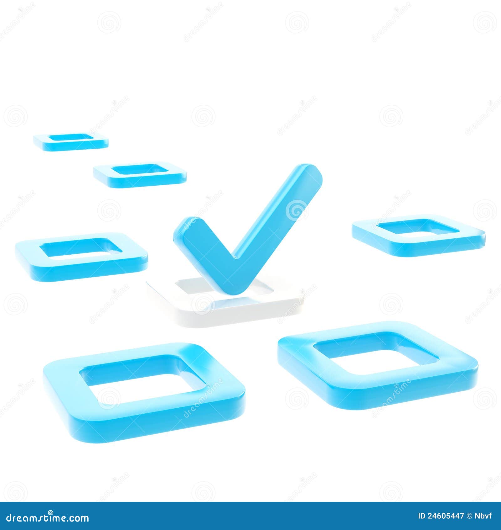 To Do List, Tick in Check Box Isolated Stock Illustration ...