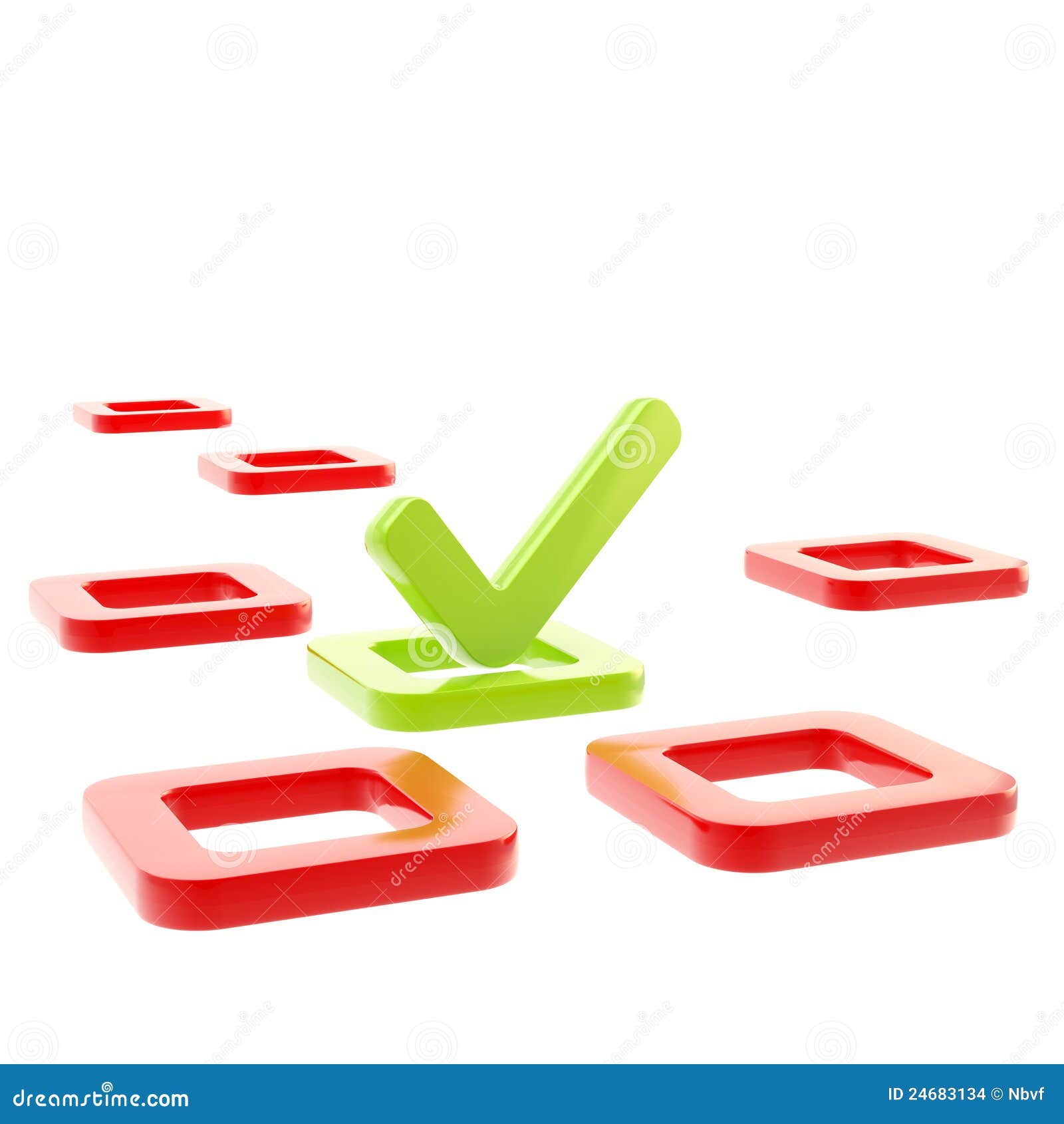 To Do List, Tick in Check Box Isolated Stock Illustration ...