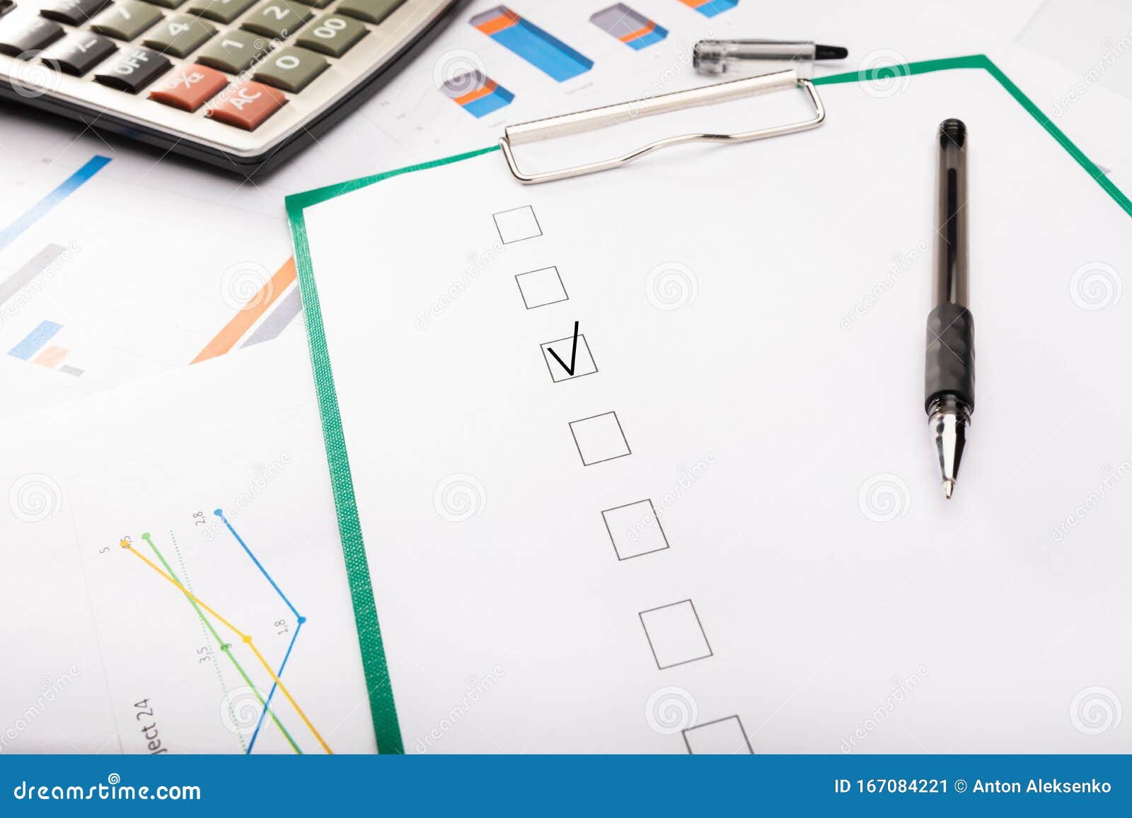 To Do List with a Tick, Isolated Concept Stock Image - Image of choice ...