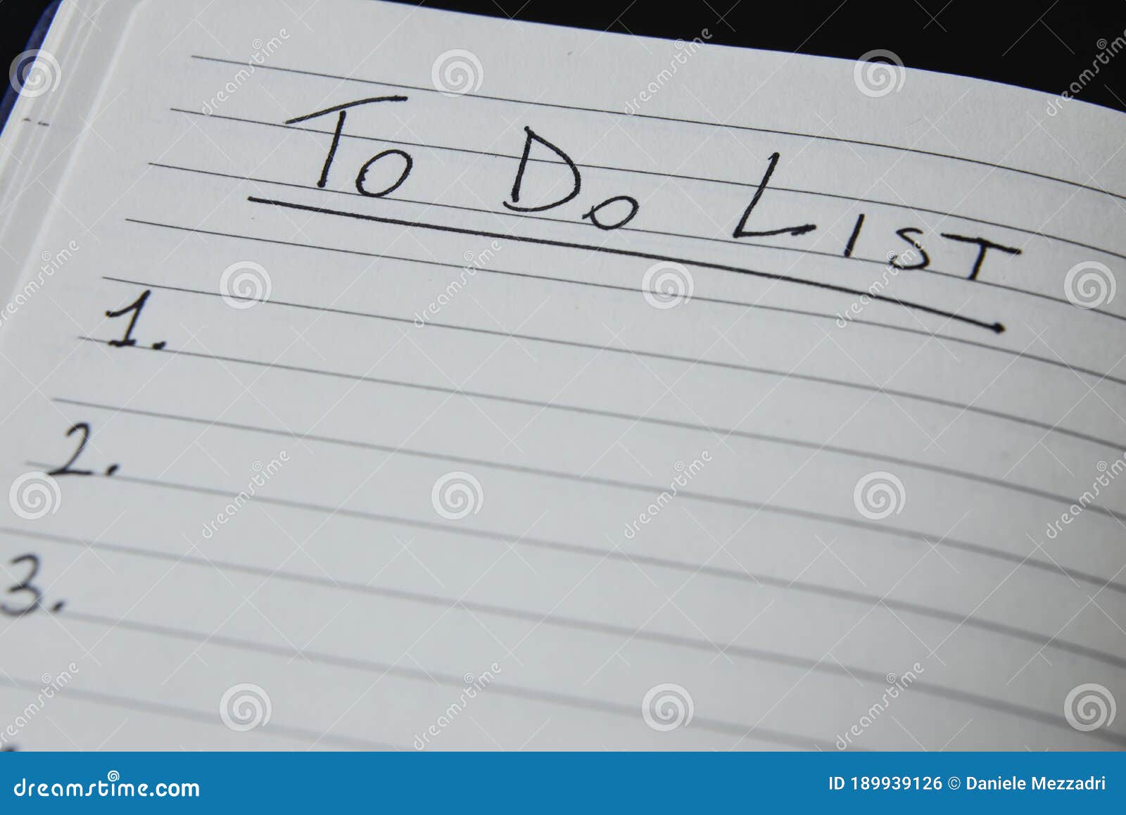 To do list stock photo. Image of commitment, notes, handwriting - 189939126