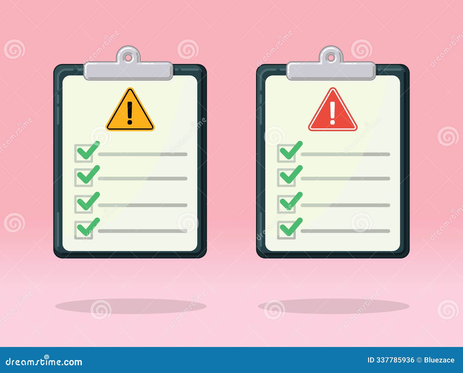 To Do List Triangle Warning Notice Stock Vector - Illustration of ...