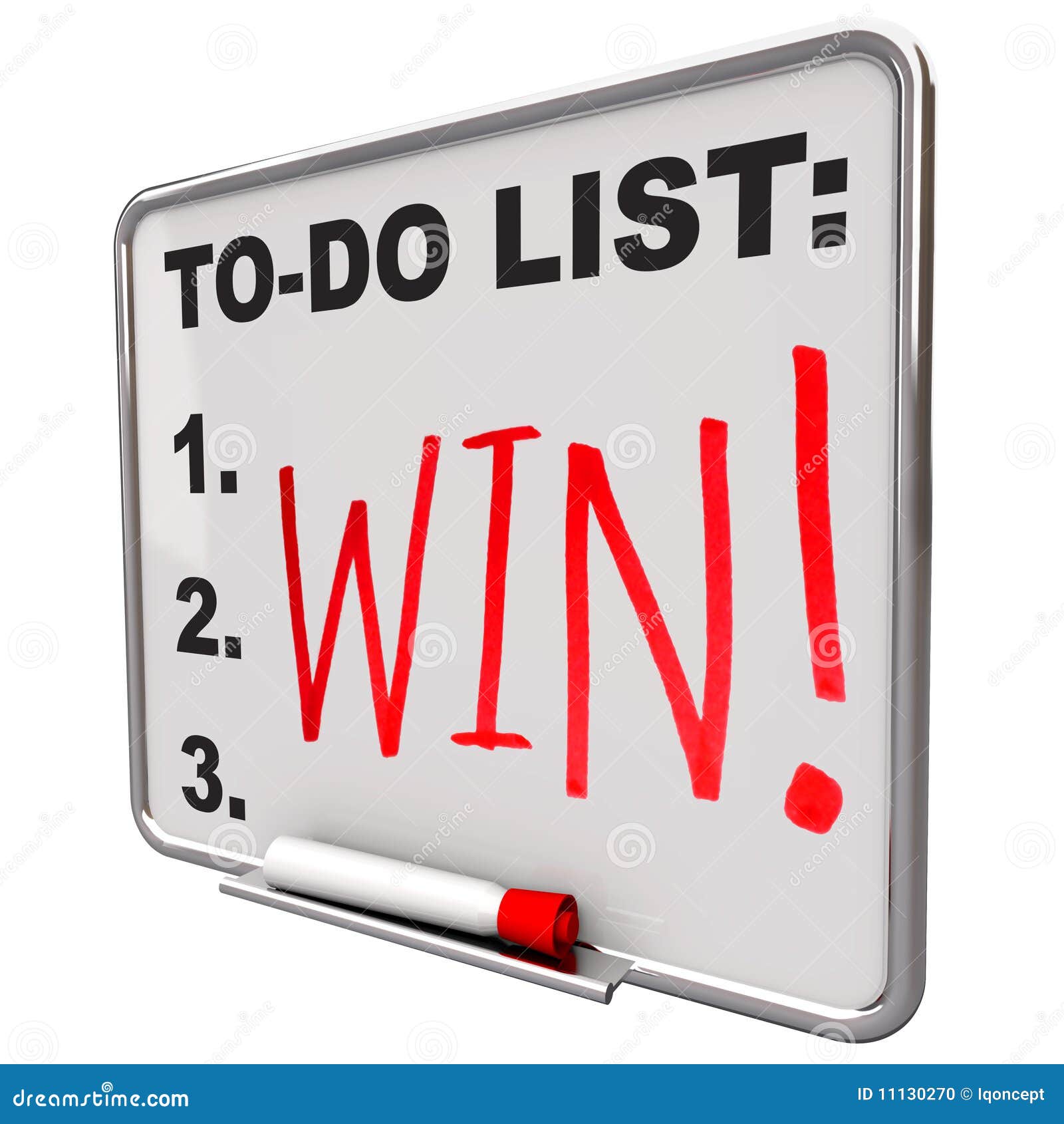 To-Do List - Win - Dry Erase Board Stock Illustration - Illustration of ...