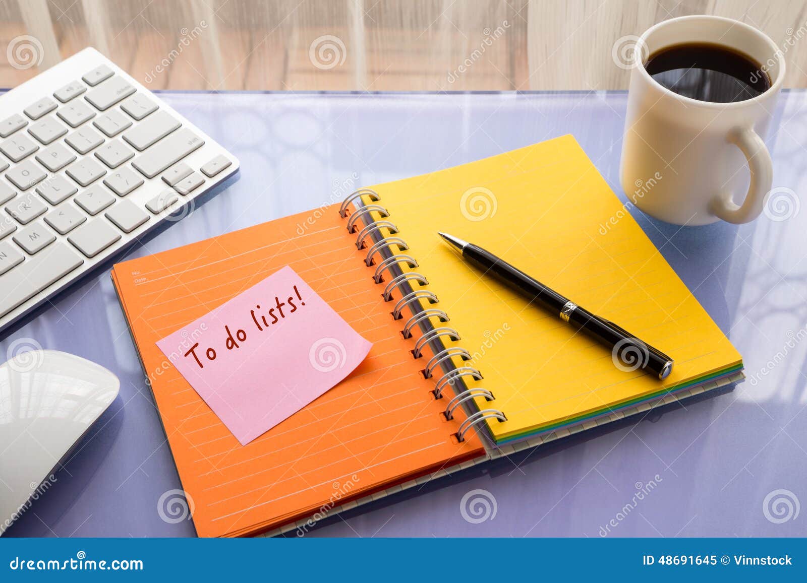 To Do Lists Word on Reminder Notepad Stock Image - Image of lists ...