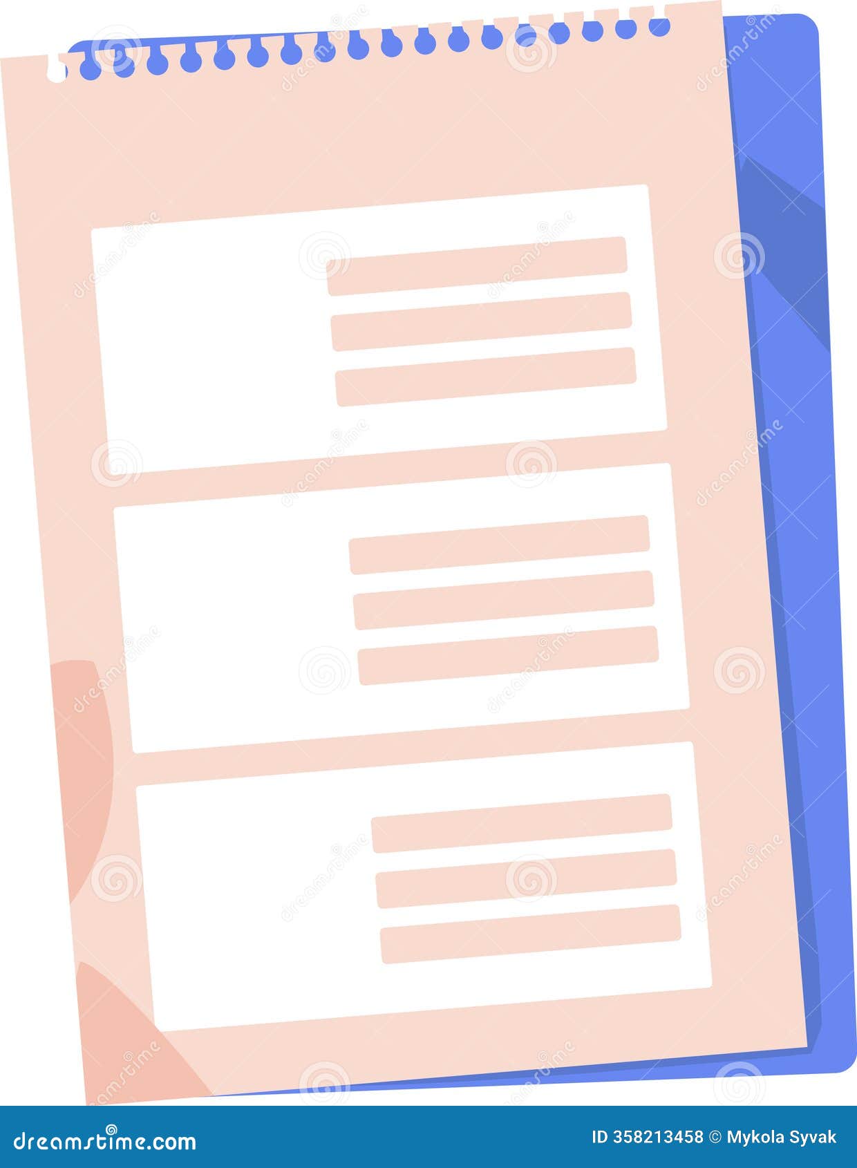 To Do Sheet on Tablet stock illustration. Illustration of board - 358213458