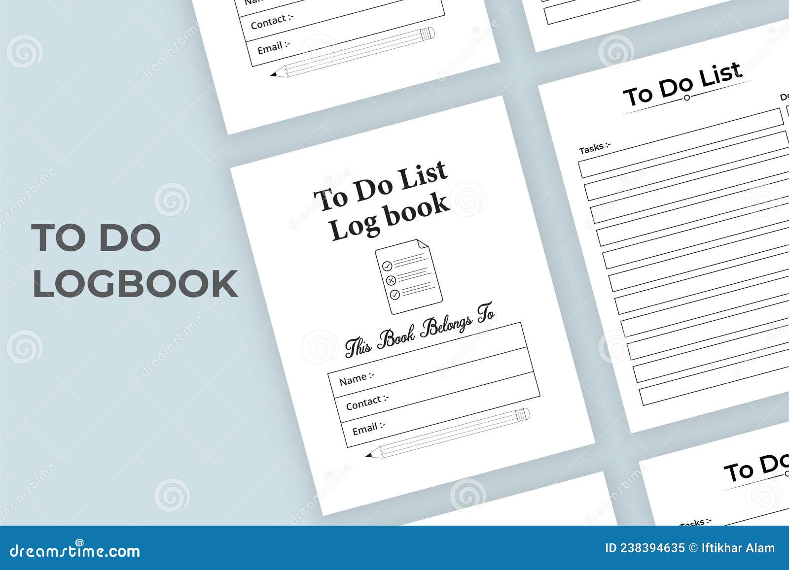 To Do Task Logbook. KDP Interior To Do List Logbook. To Do List Logbook ...