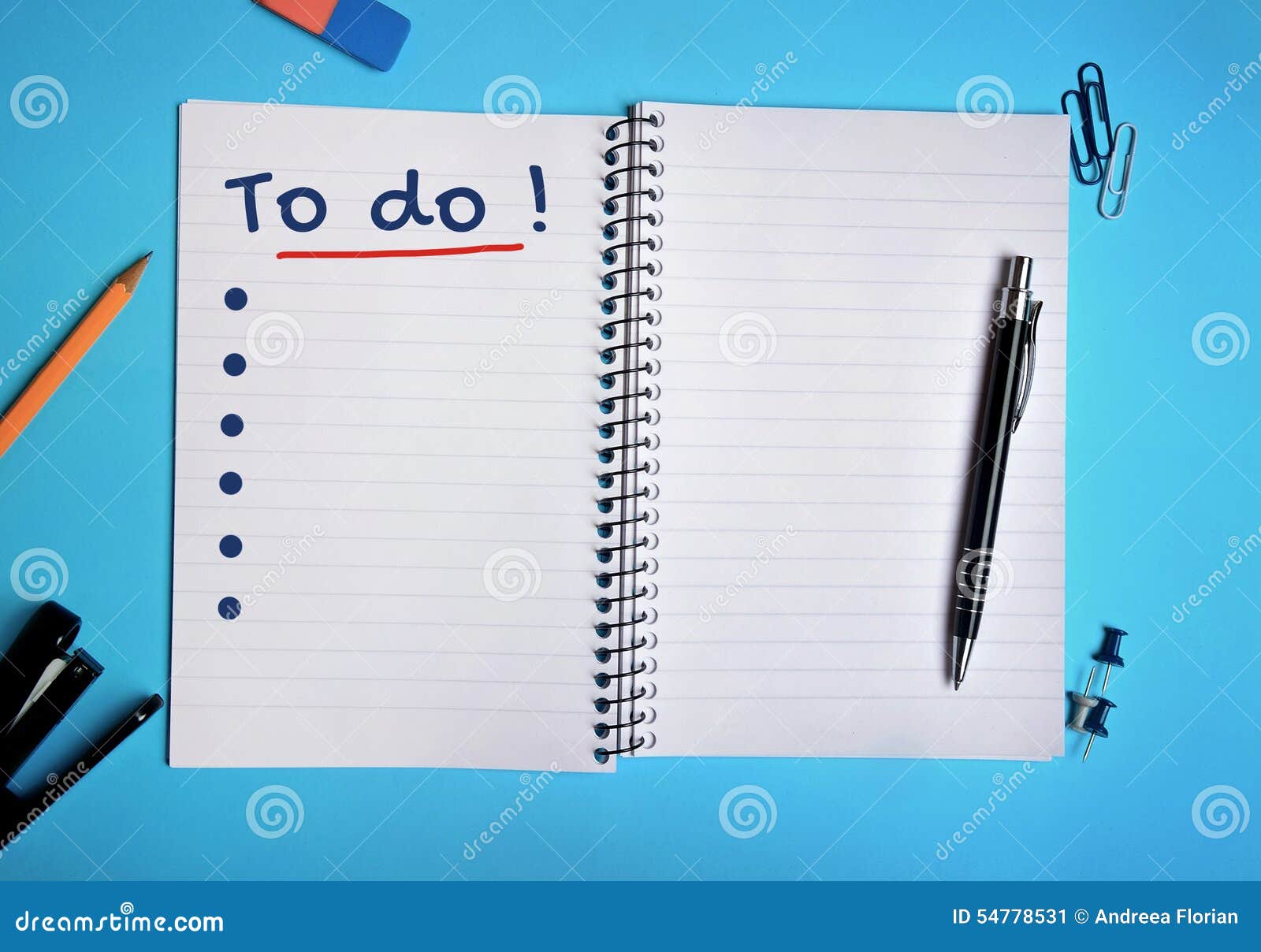 To do word on notebook stock image. Image of office, crayon - 54778531