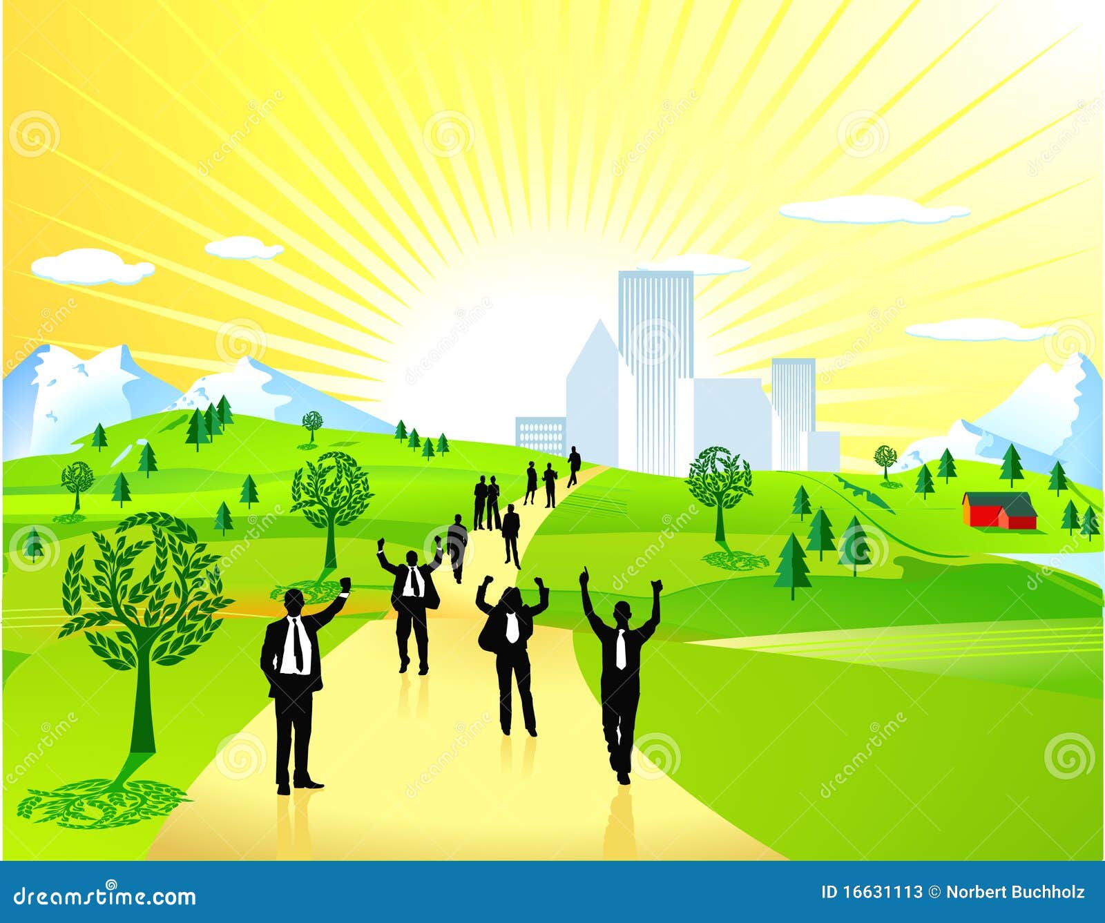 Excursion Cartoon Vector | CartoonDealer.com #52106139