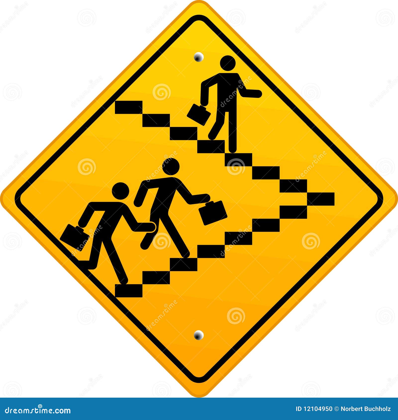 To go upstairs stock vector. Illustration of stairs, leader - 12104950