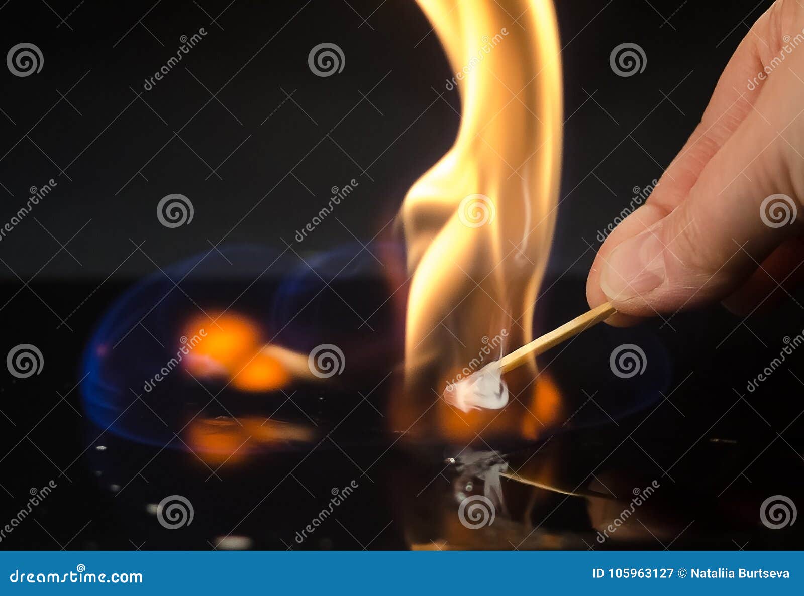 Match fire hand stock image. Image of bright, finger - 105963127