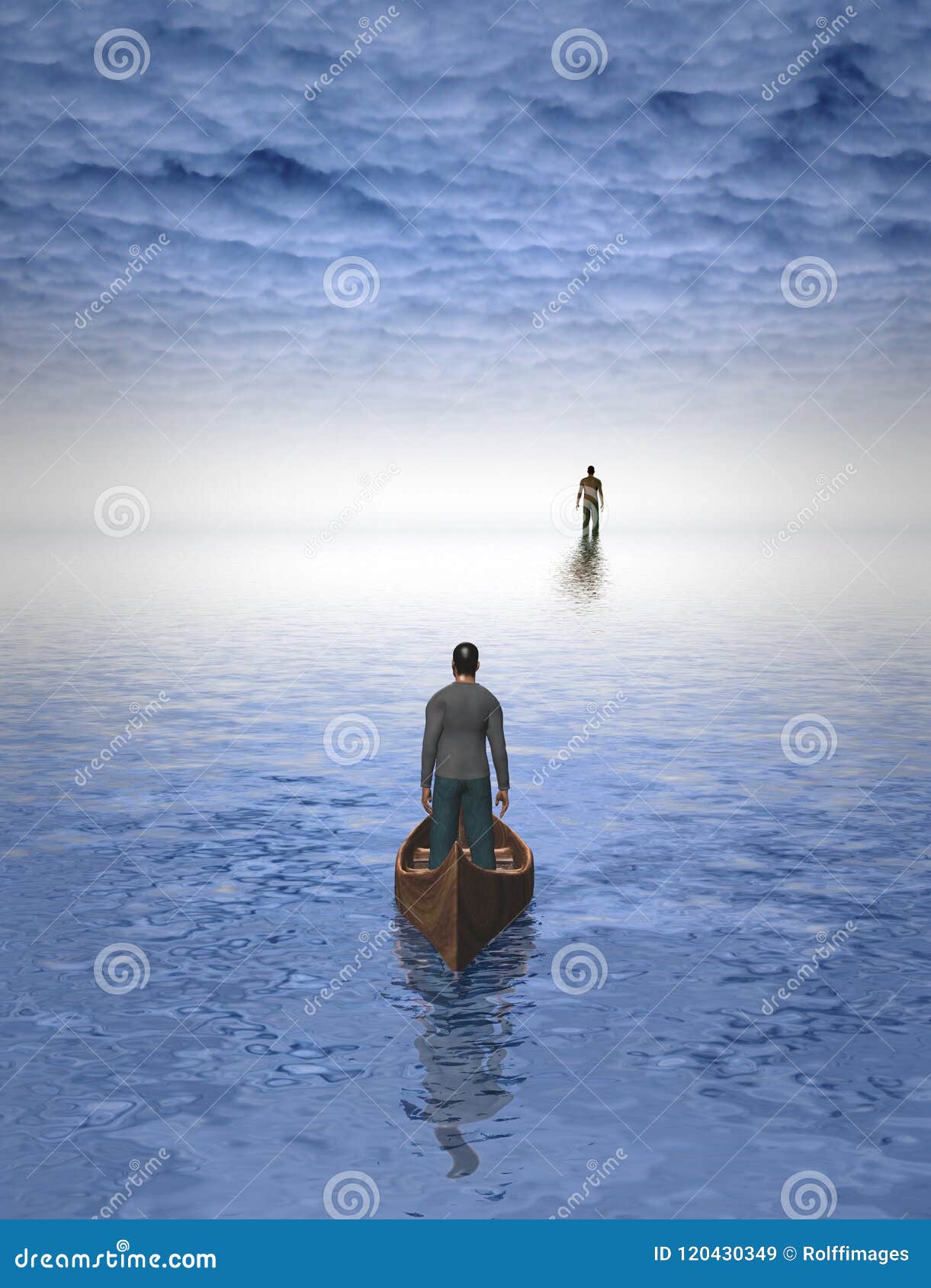To the light stock illustration. Illustration of loneliness - 120430349