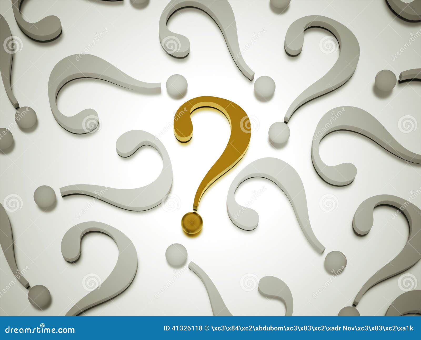 To many question marks stock illustration. Illustration of concept ...