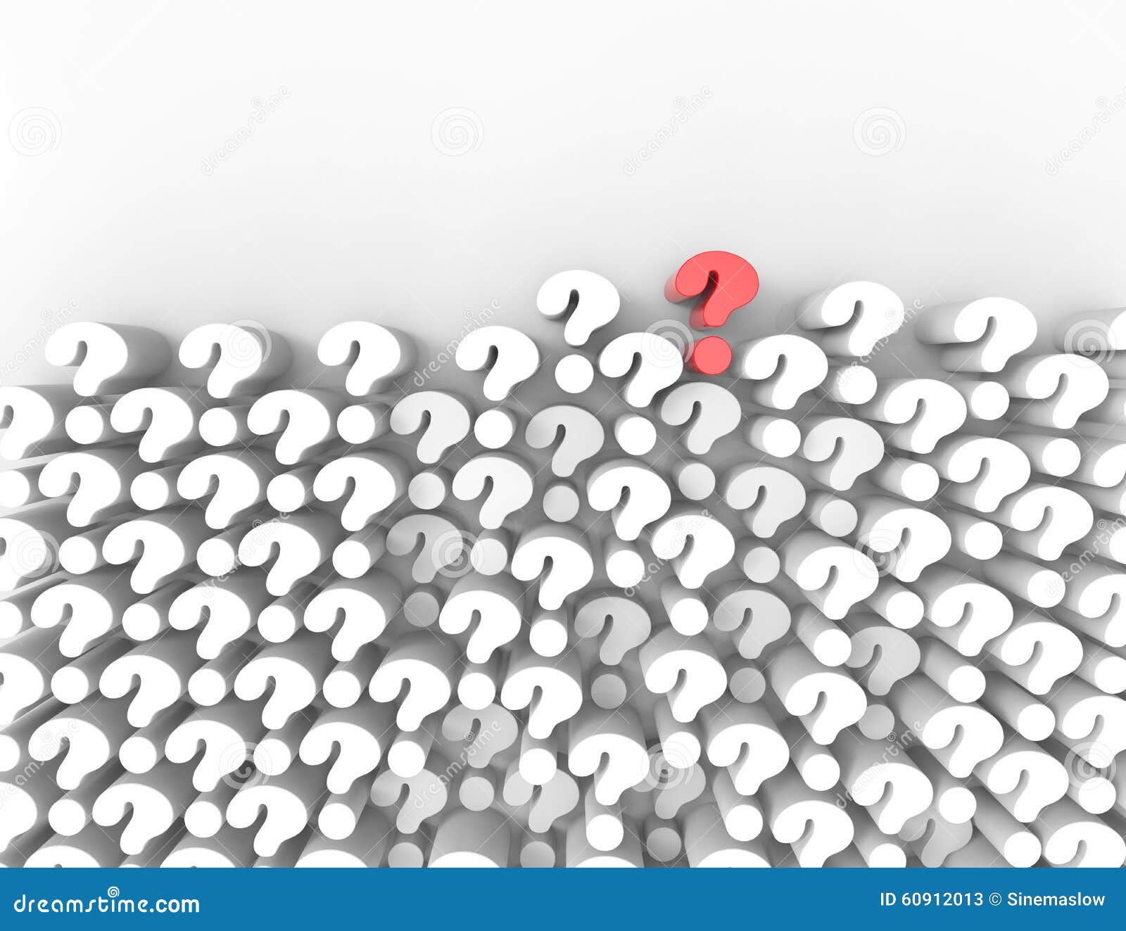 To many question marks stock illustration. Illustration of generated ...