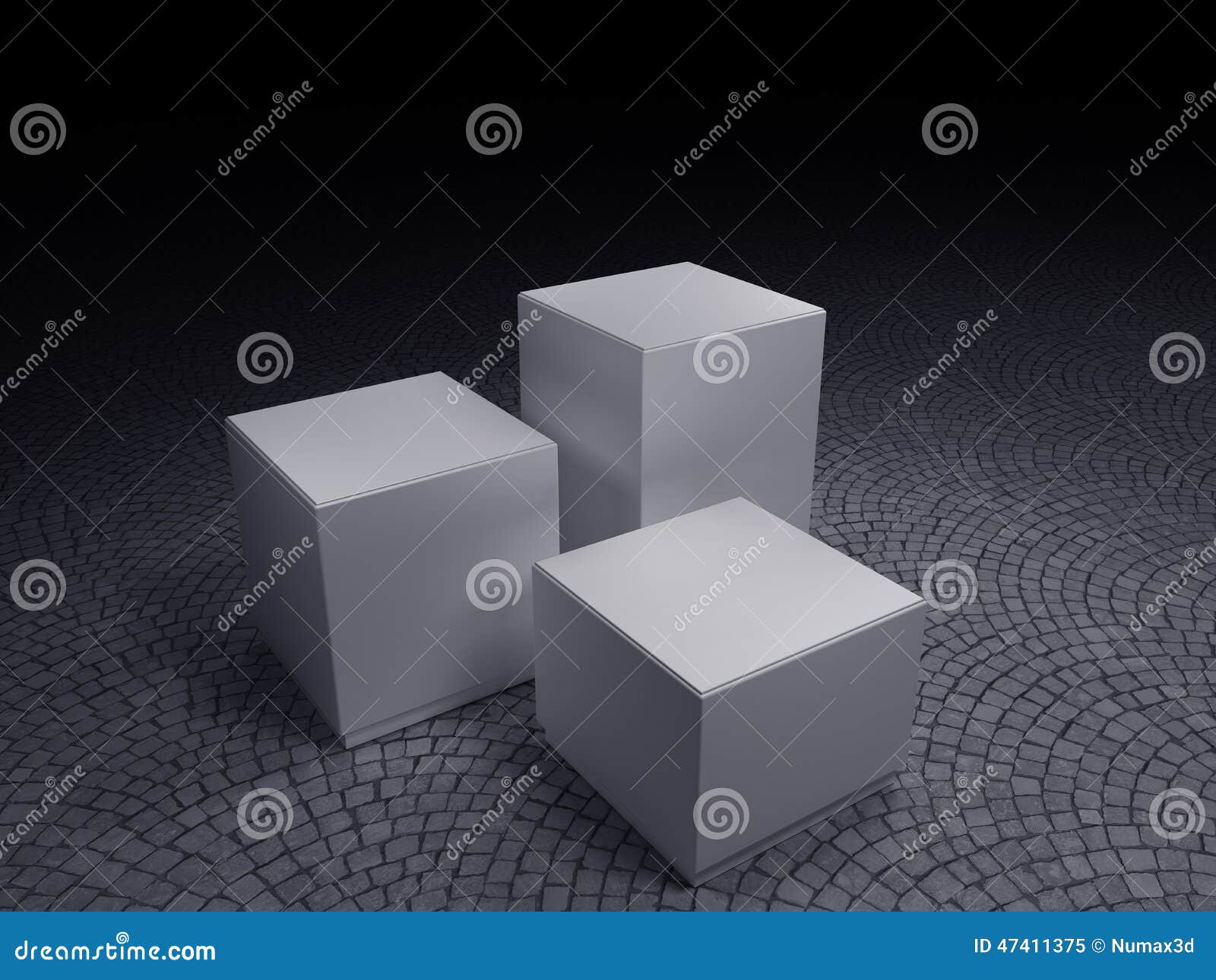 To place three products stock illustration. Illustration of floor ...