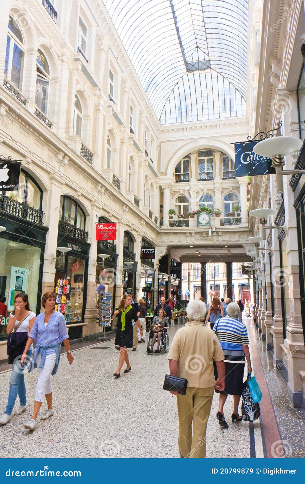 To Shop at the Passage editorial stock image. Image of glass - 20799879