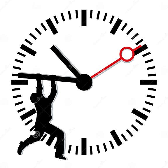 To stop the time stock vector. Illustration of check - 15366325