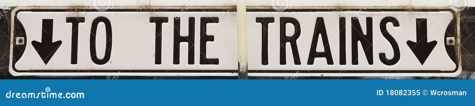 To the Trains stock image. Image of painted, arrow, historic - 18082355