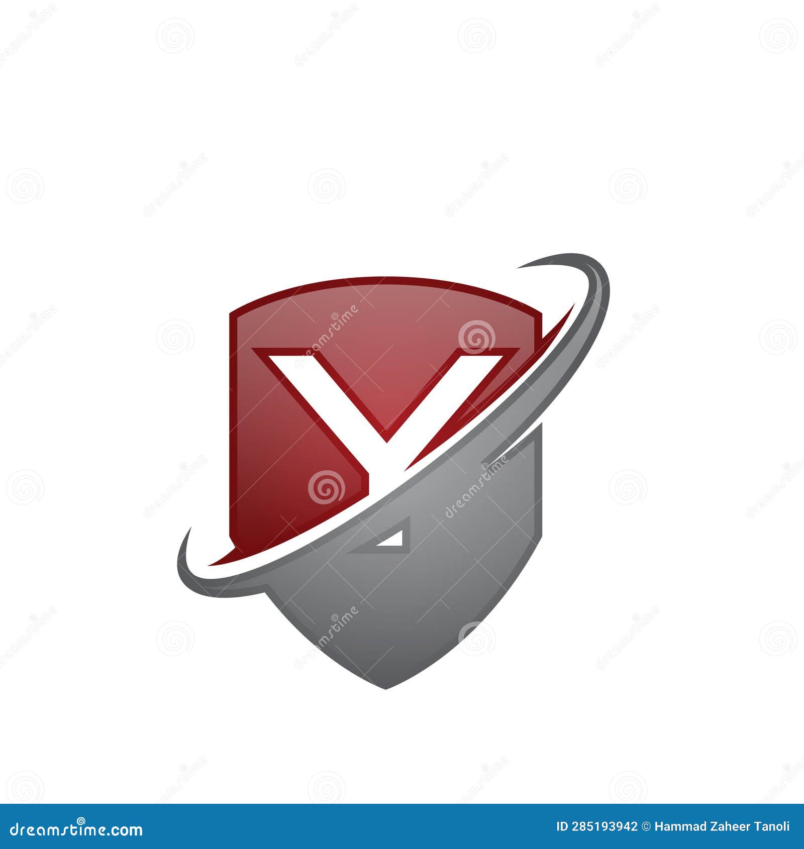 Letter Y Shield Logo Vector Design Stock Vector - Illustration of ...