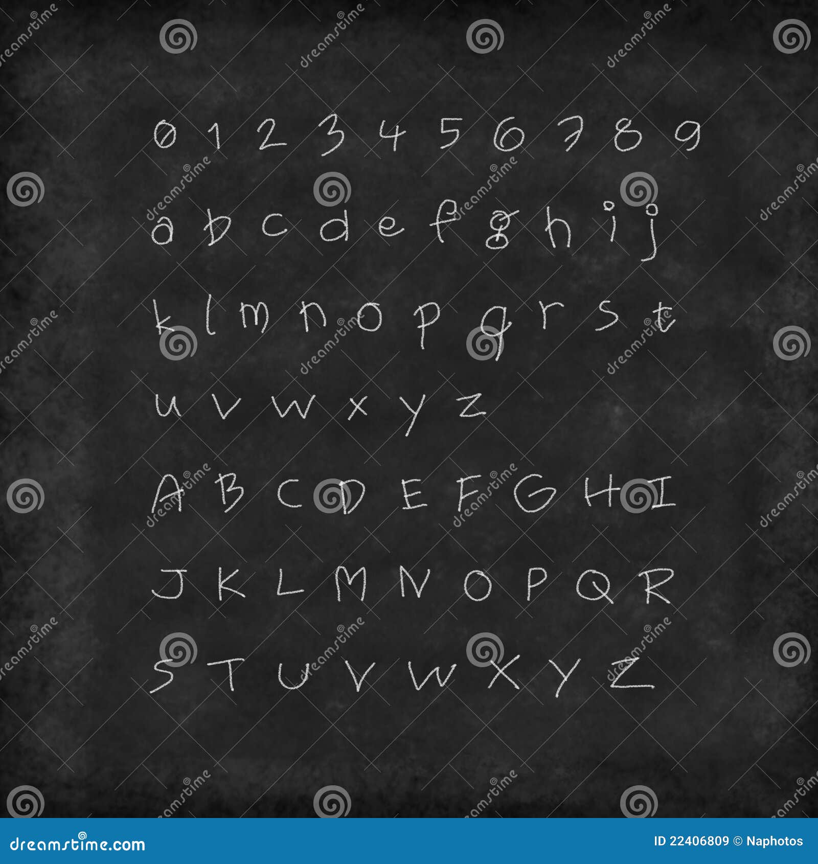 A to Z and numbers 0 to 9 stock illustration. Illustration of drawing ...