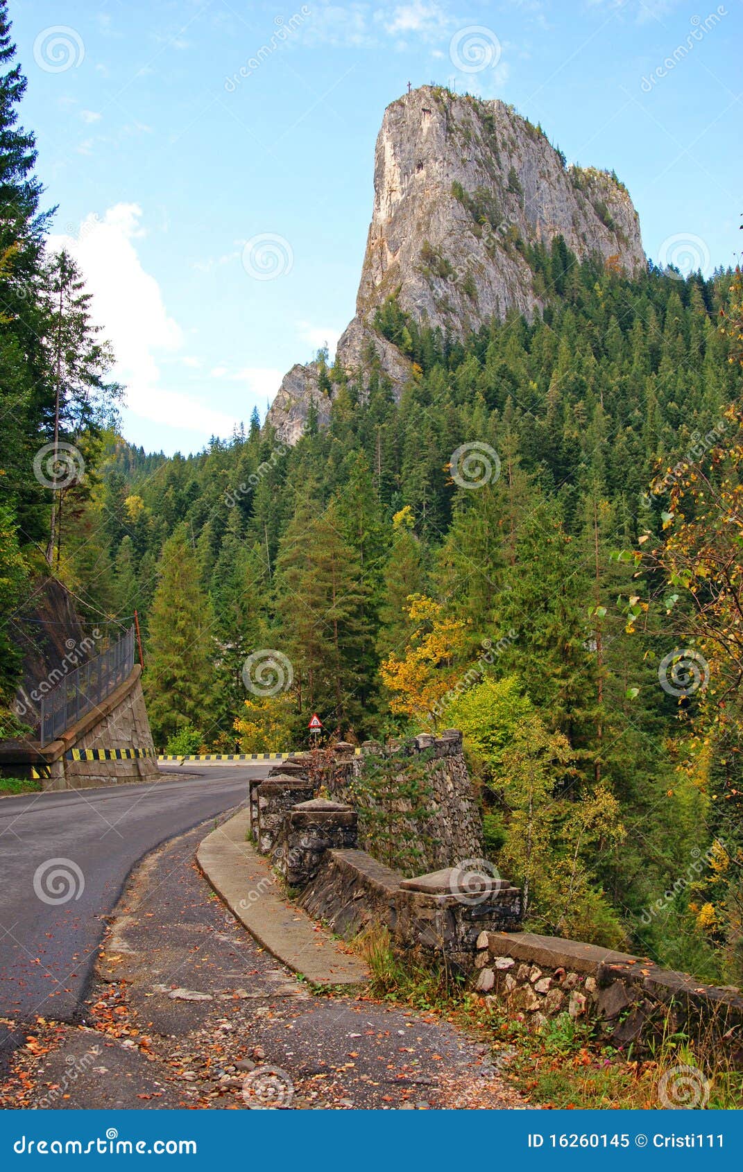 Toaca Peak of Ceahlau Mountains Stock Image - Image of park, outdoor ...