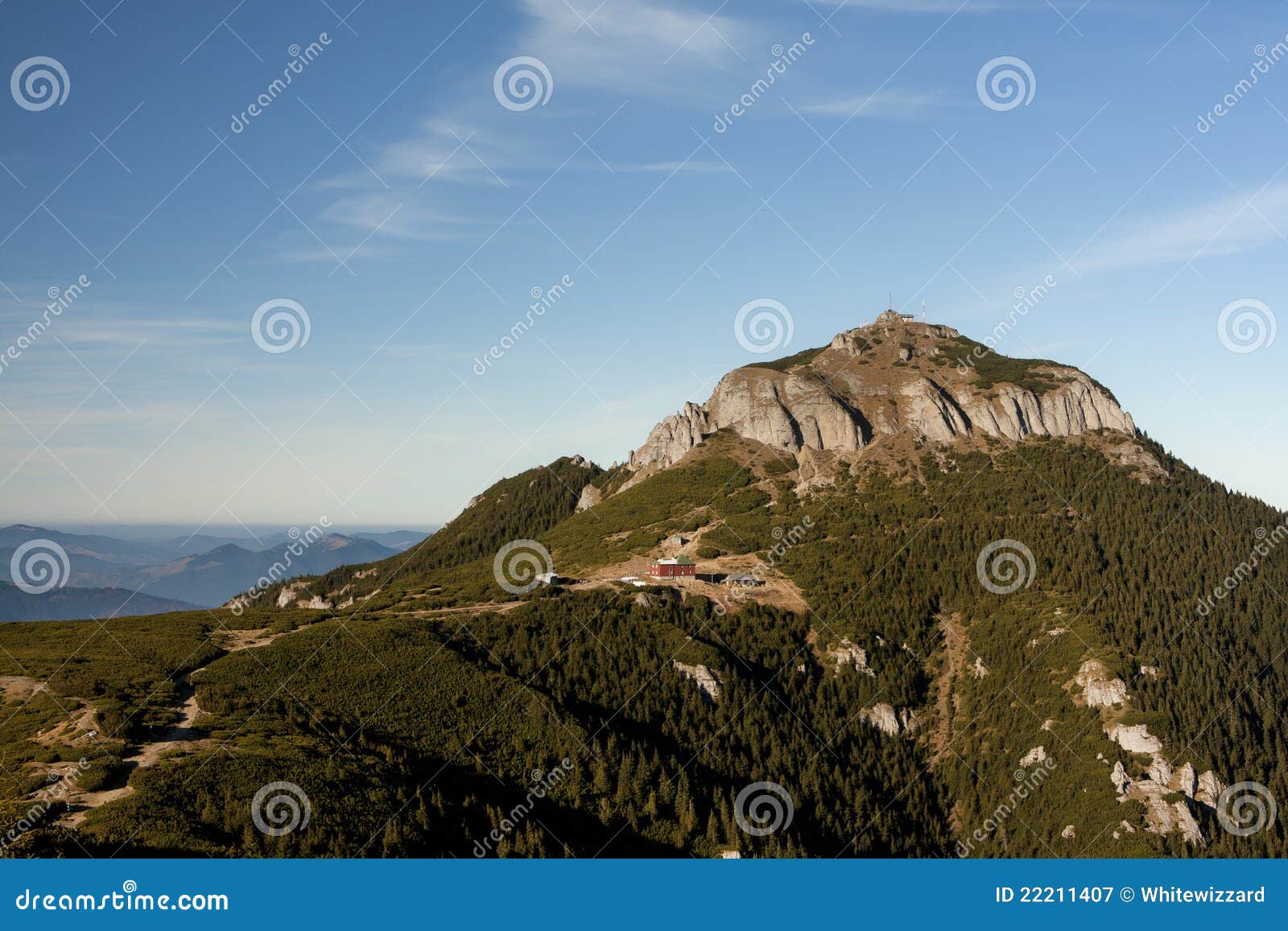 Toaca Peak, Ceahlau Romania Stock Image - Image of peak, dochia: 22211407