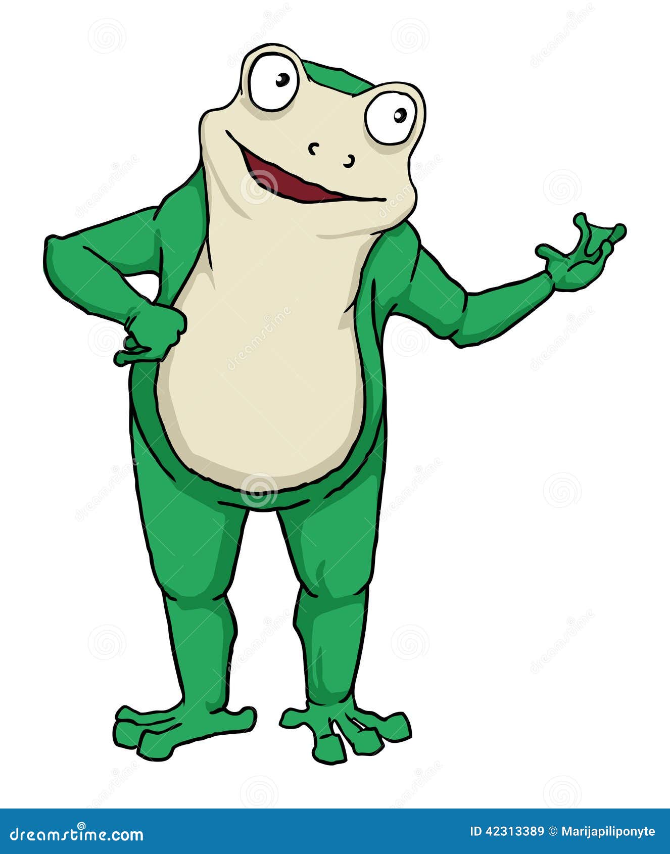 Toad stock illustration. Illustration of cartoon, cute - 42313389