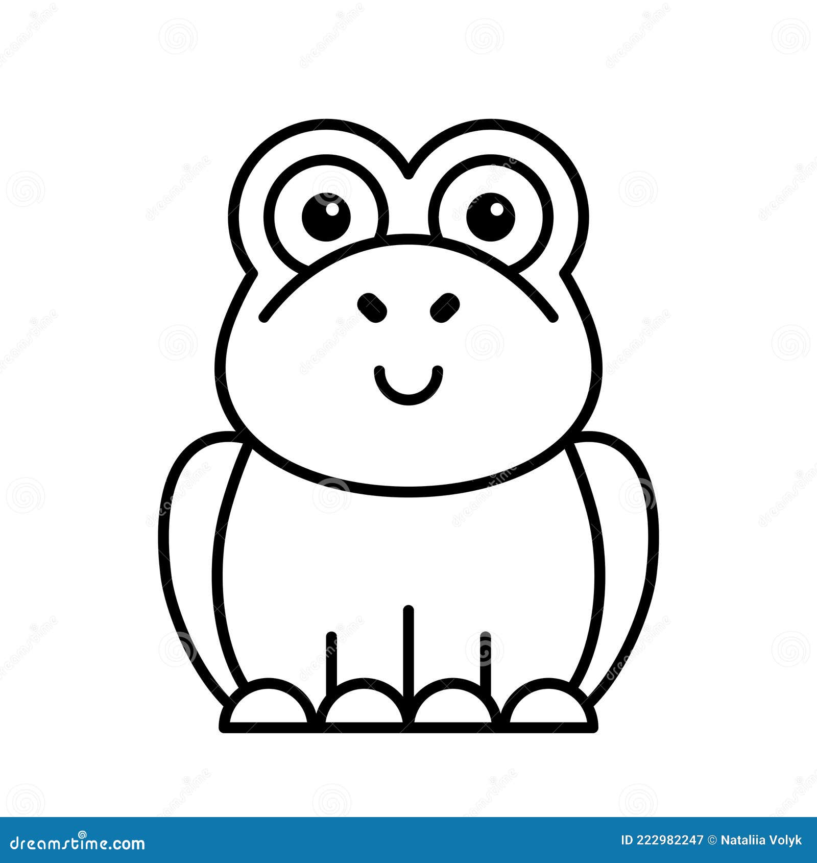 Toad icon stock vector. Illustration of nature, environment - 222982247